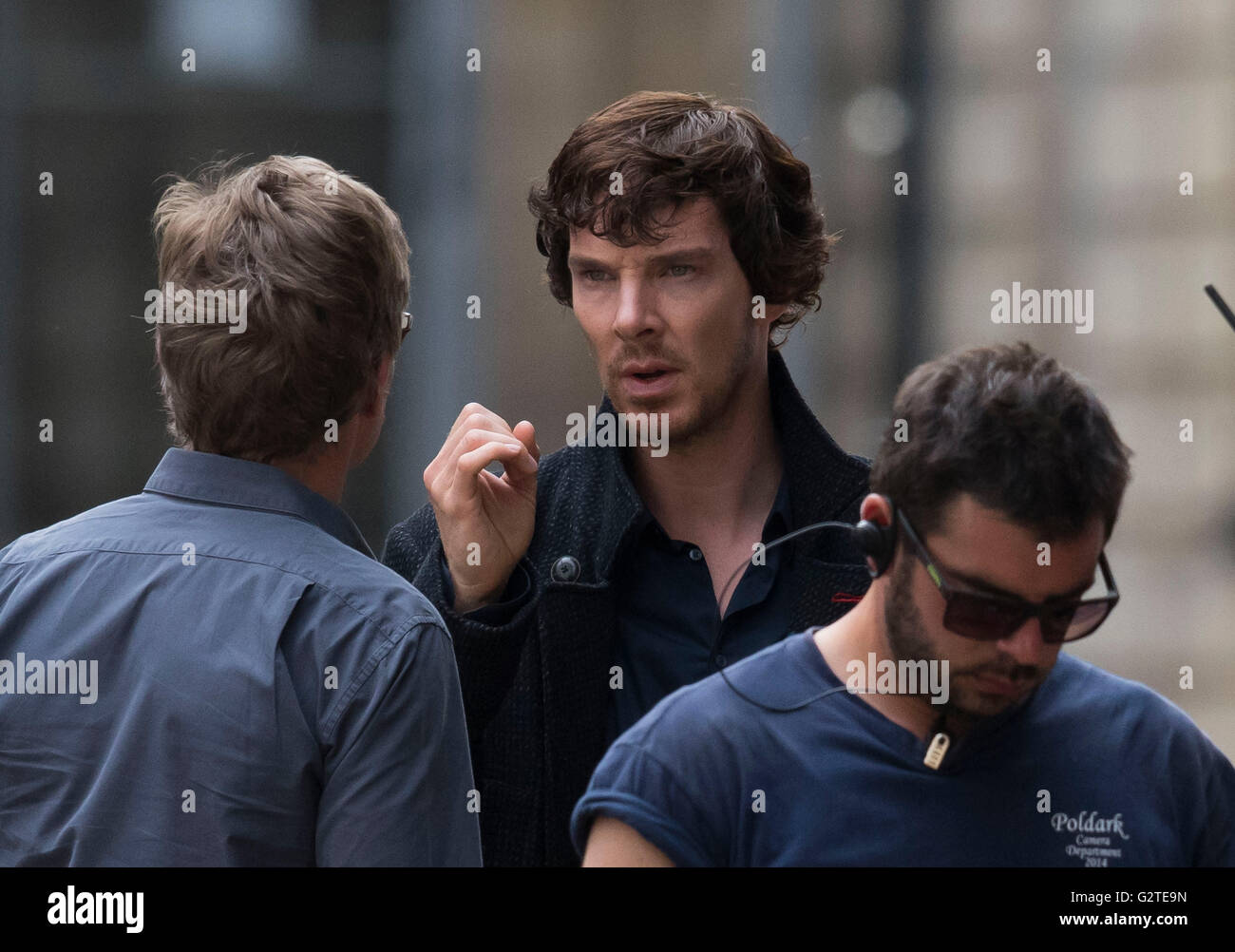 Benedict Cumberbatch spotted during filming for the fourth series of ...