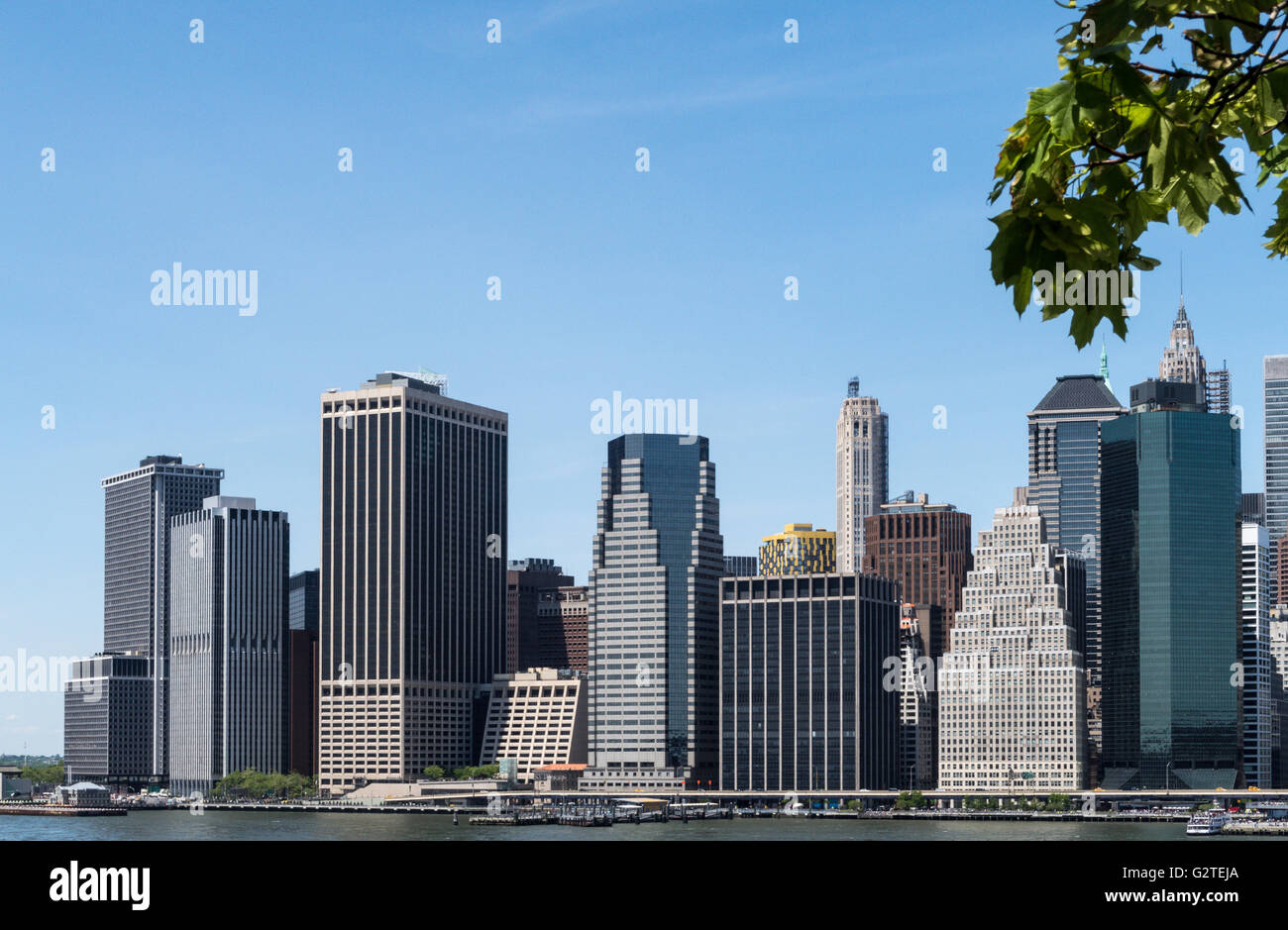 Lower Manhattan Skyline, NYC Stock Photo - Alamy