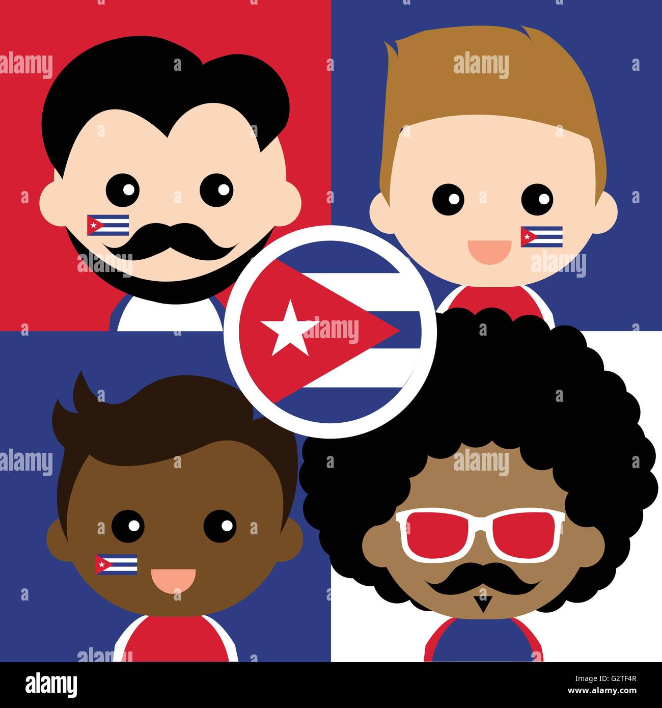 Cubas people Stock Vector Images - Alamy