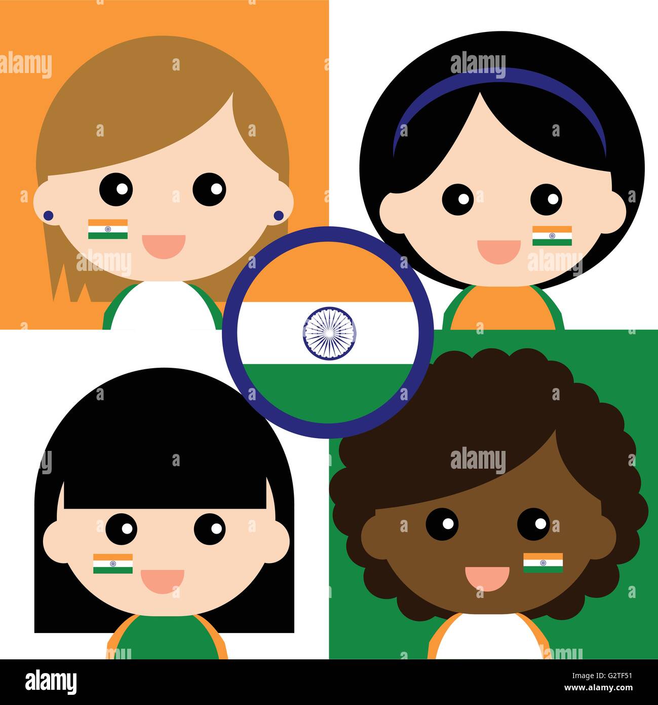 Citizen of india Stock Vector Images - Alamy