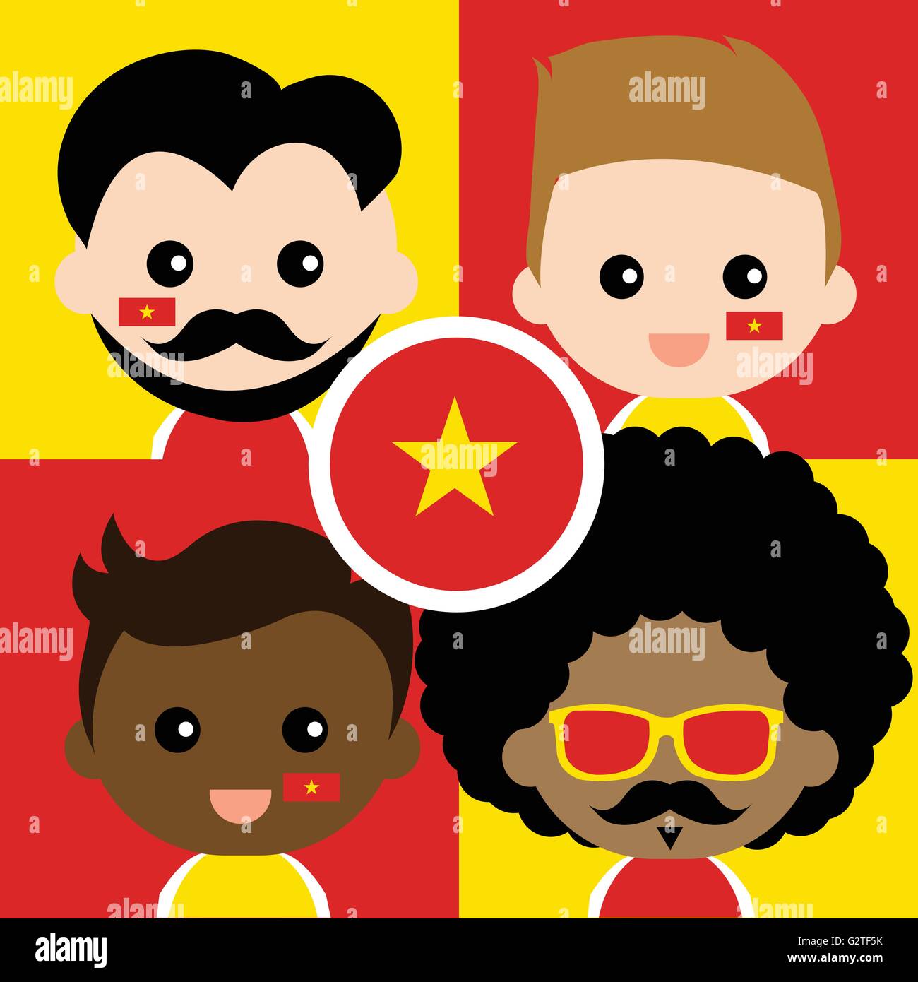 Vietnamese boy Stock Vector Images - Alamy