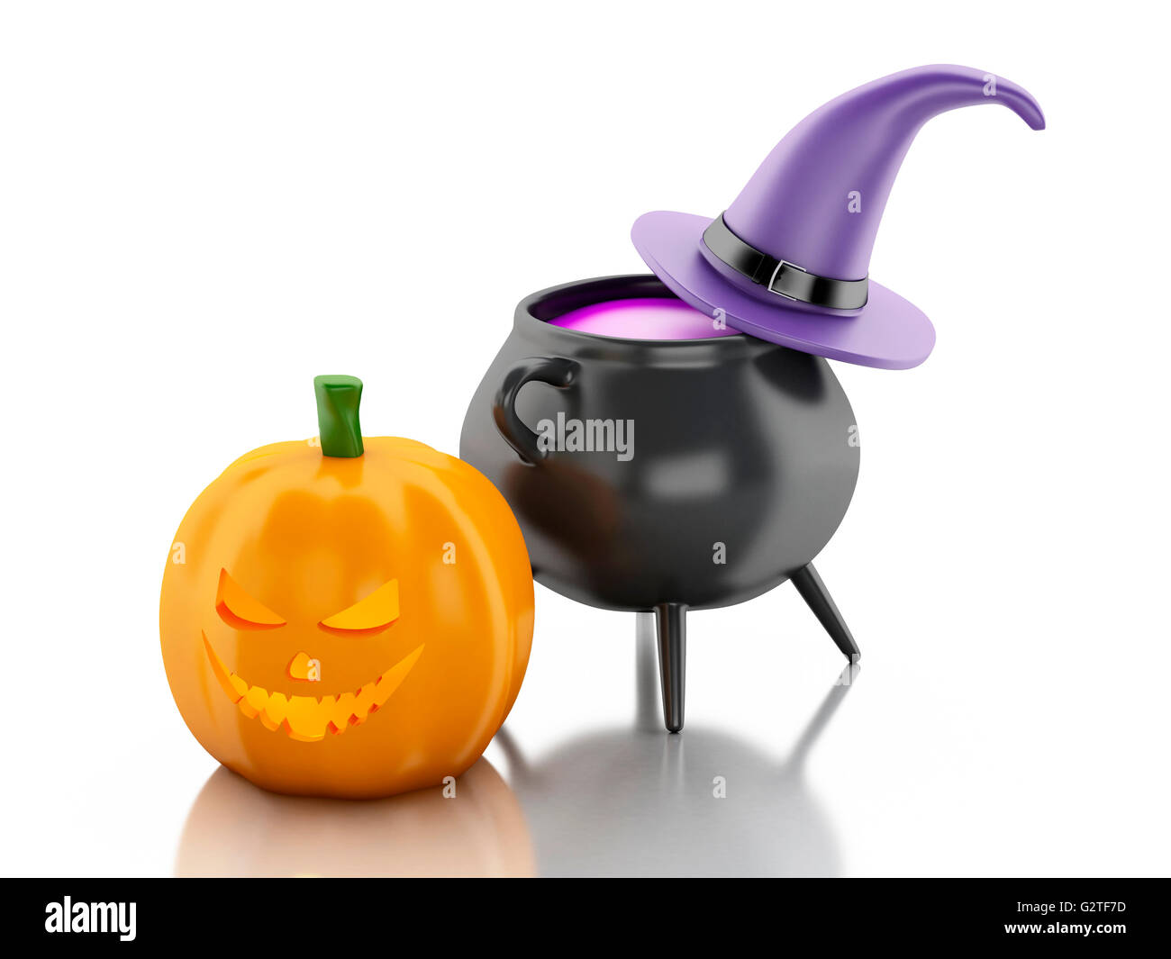Halloween Witch Pot Clipart