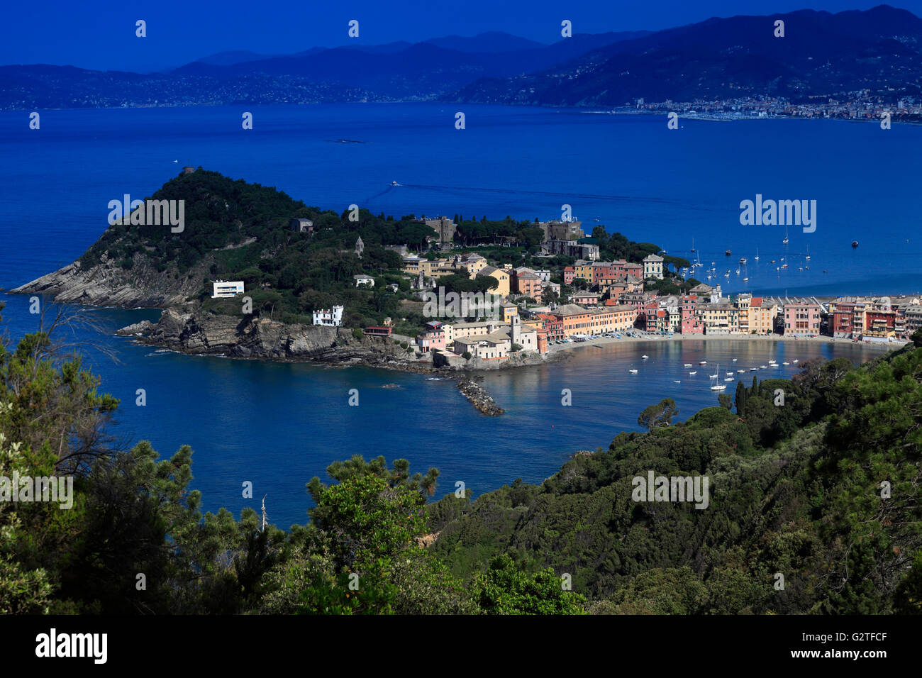 Bay of Silence, Sestri Levante, Liguria, Italy Stock Photo - Alamy