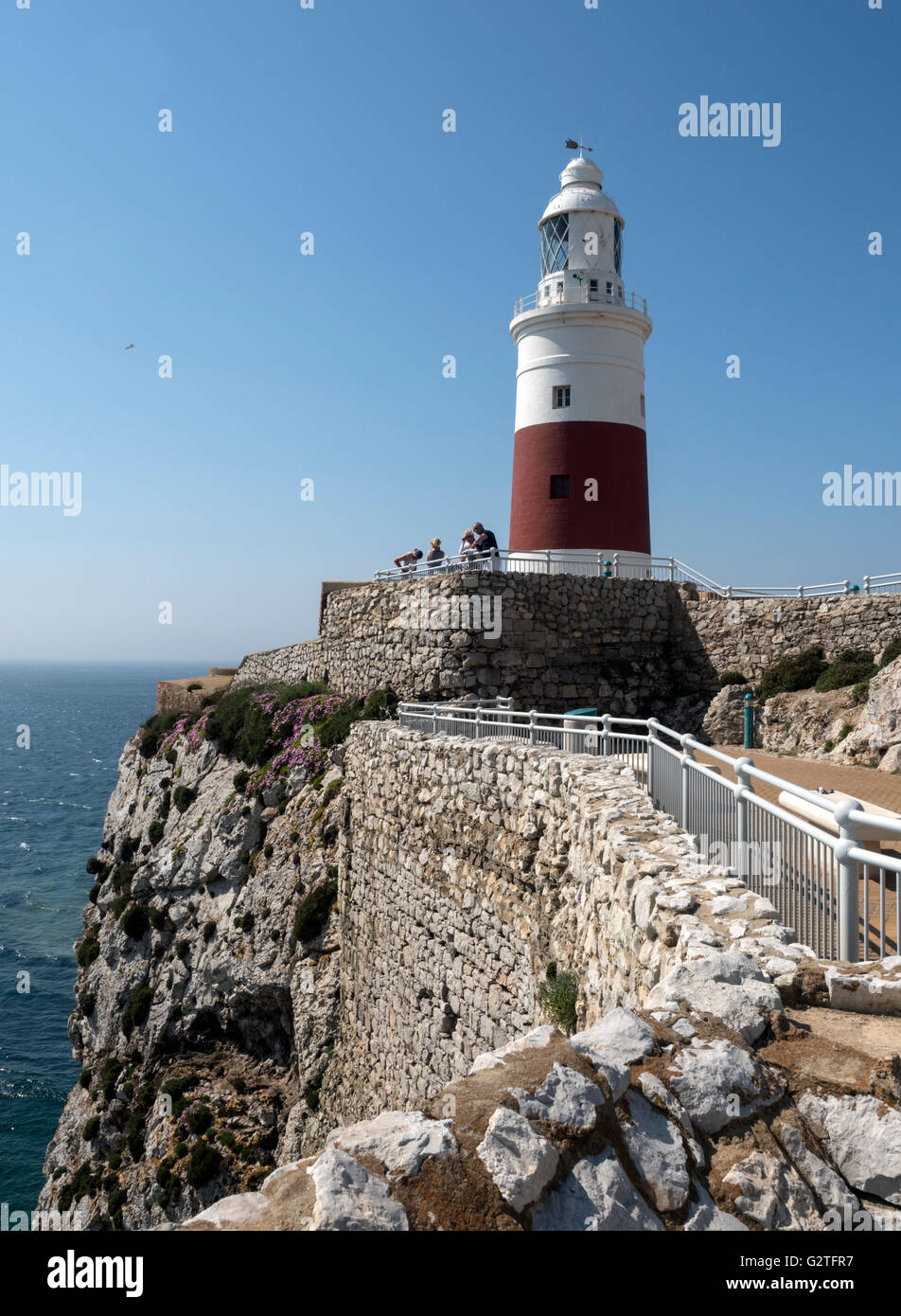 The Europa Point Lighthouse, Gibraltar, built by Governor Sir Alexander ...