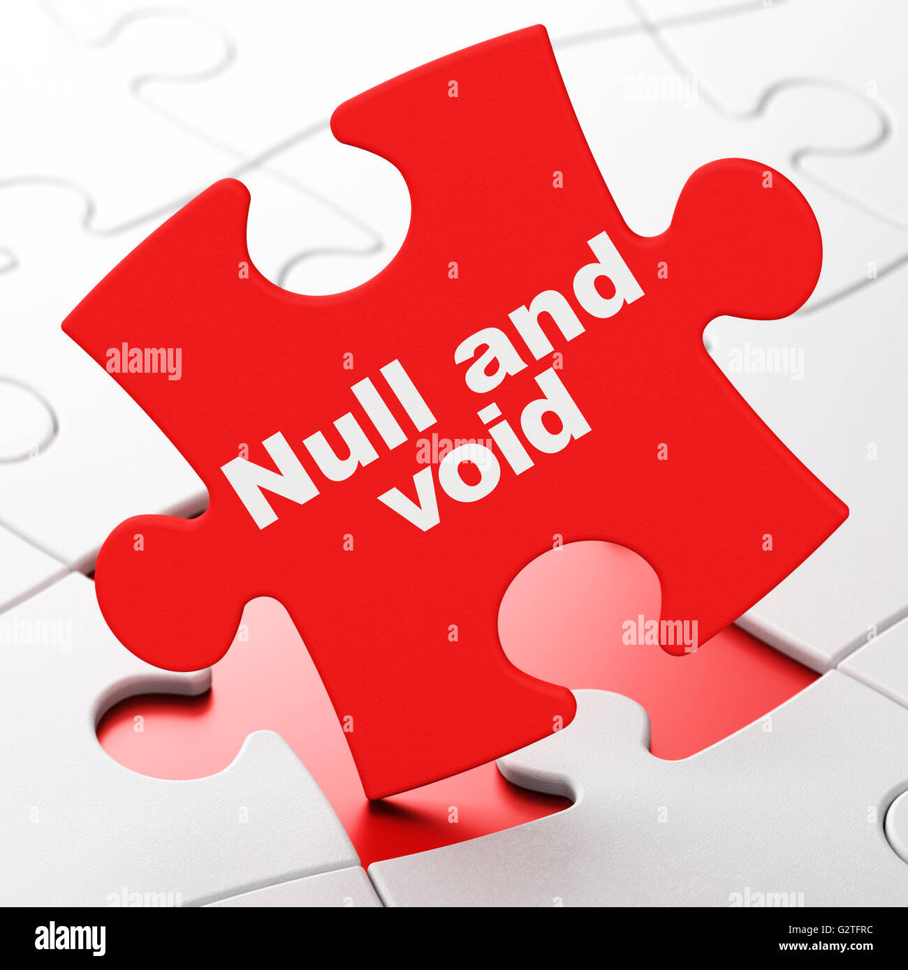 Law concept: Null And Void on puzzle background Stock Photo - Alamy