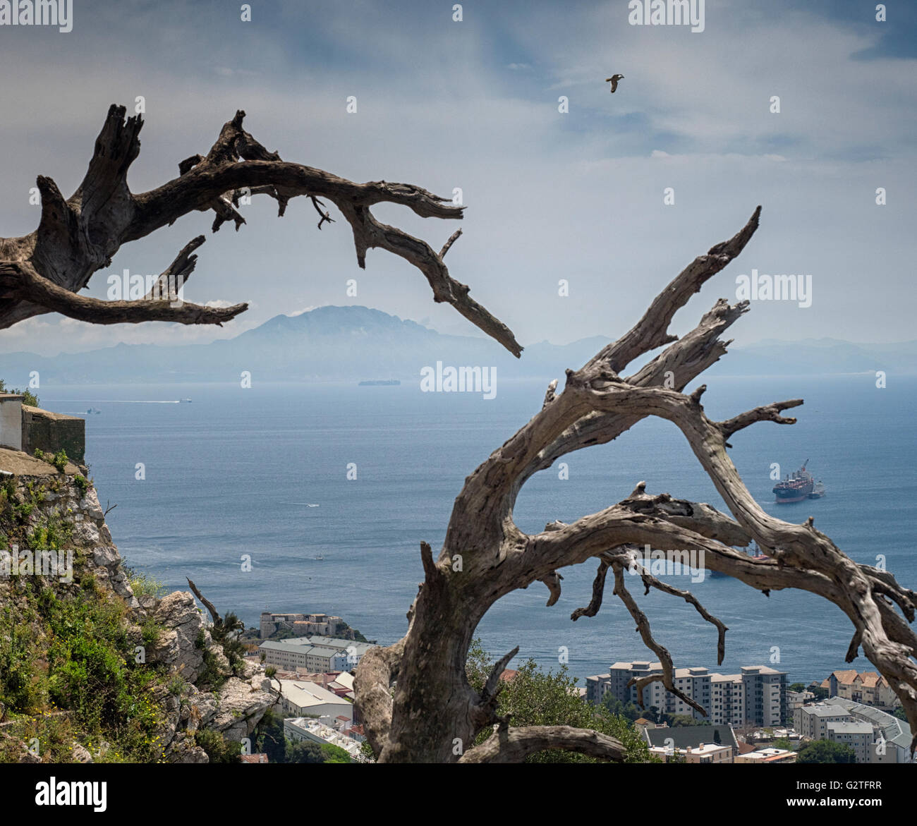 Jebel Musa (Moussa), or Mount Moses, a mountain in northern Morocco as ...