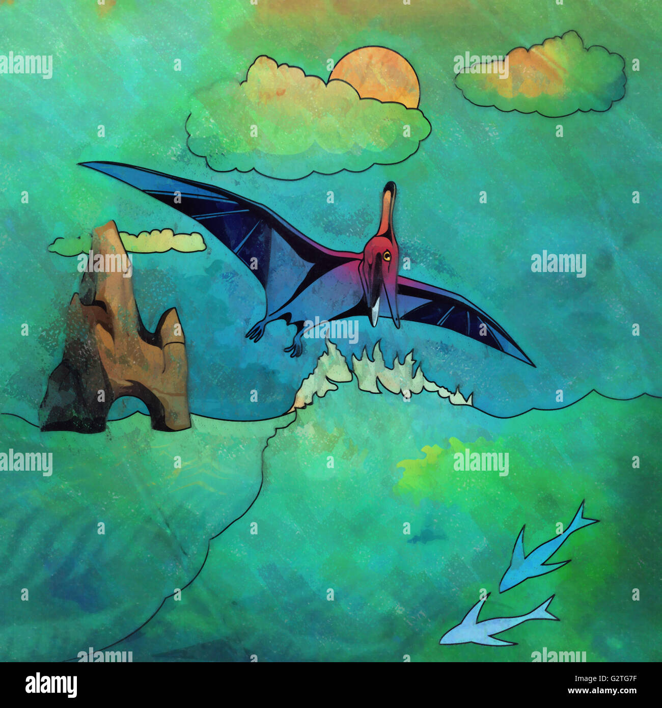 Pterosaurs hi-res stock photography and images - Alamy