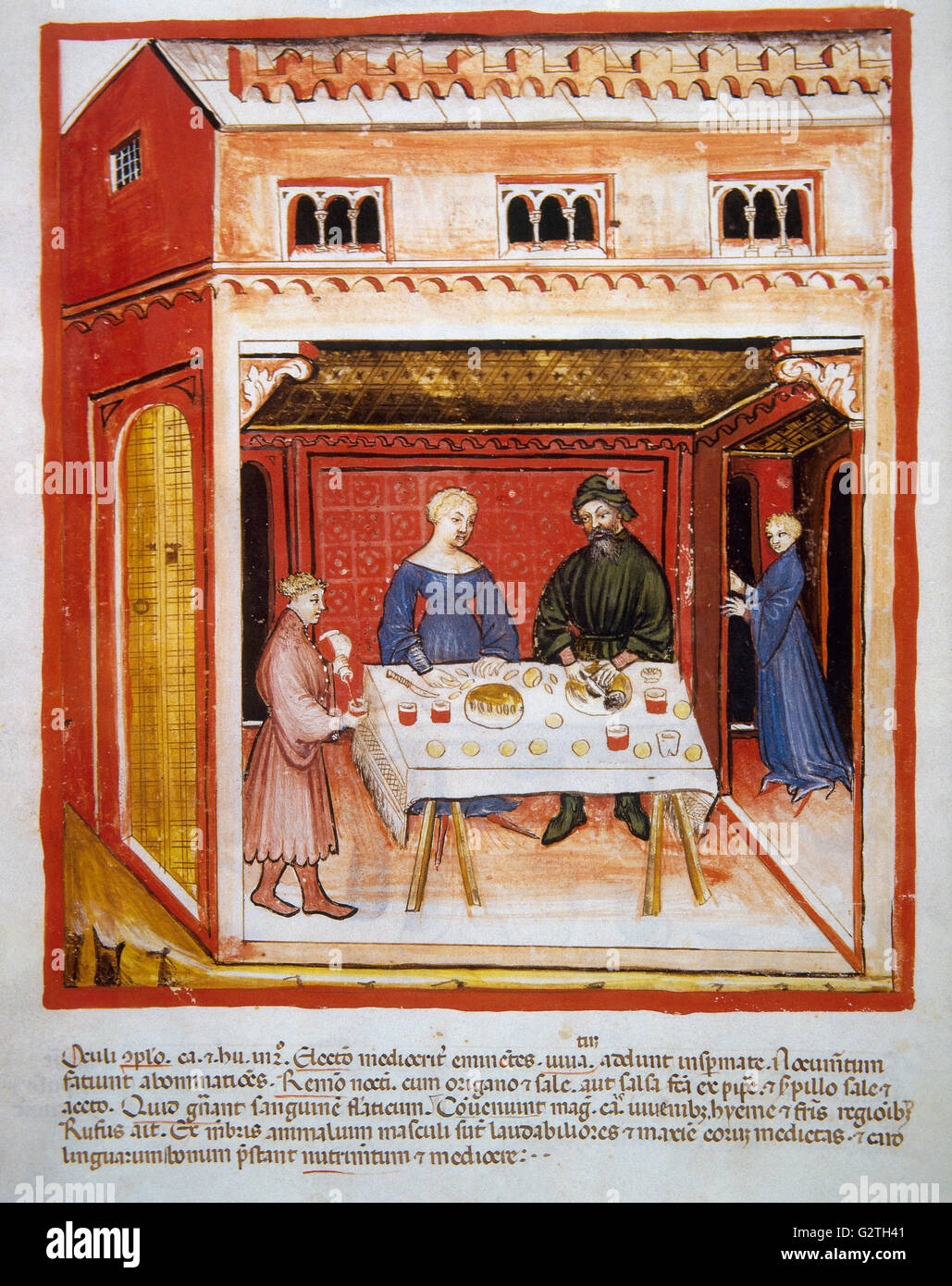 Tacuinum sanitatis 14th century medieval hi-res stock photography and ...