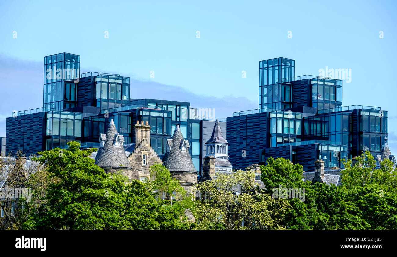 The Quartermile Development overlooking the Meadows in Edinburgh Stock ...