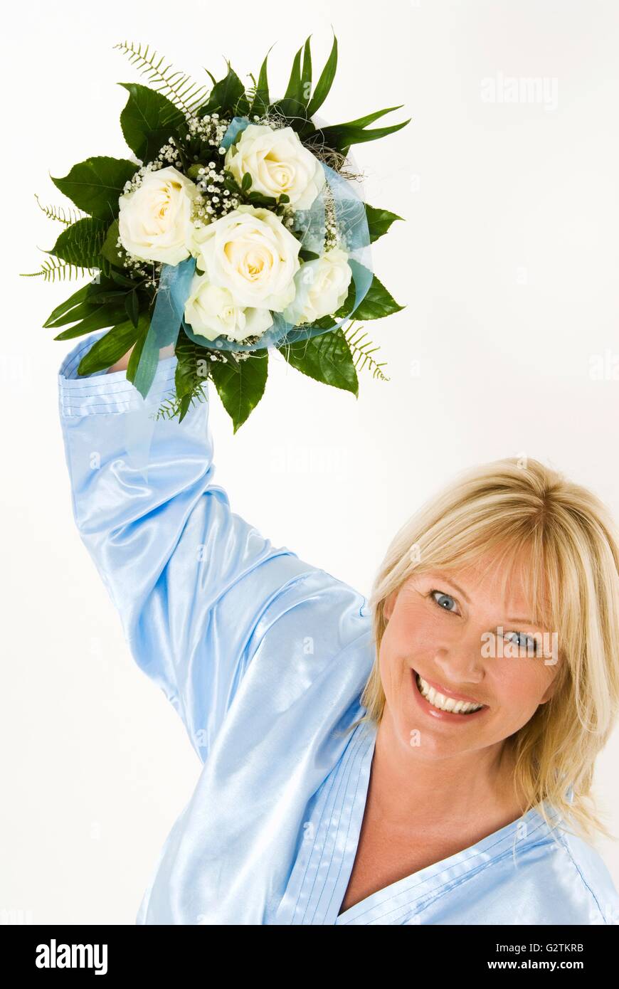 60 year old woman smiling hi-res stock photography and images - Alamy