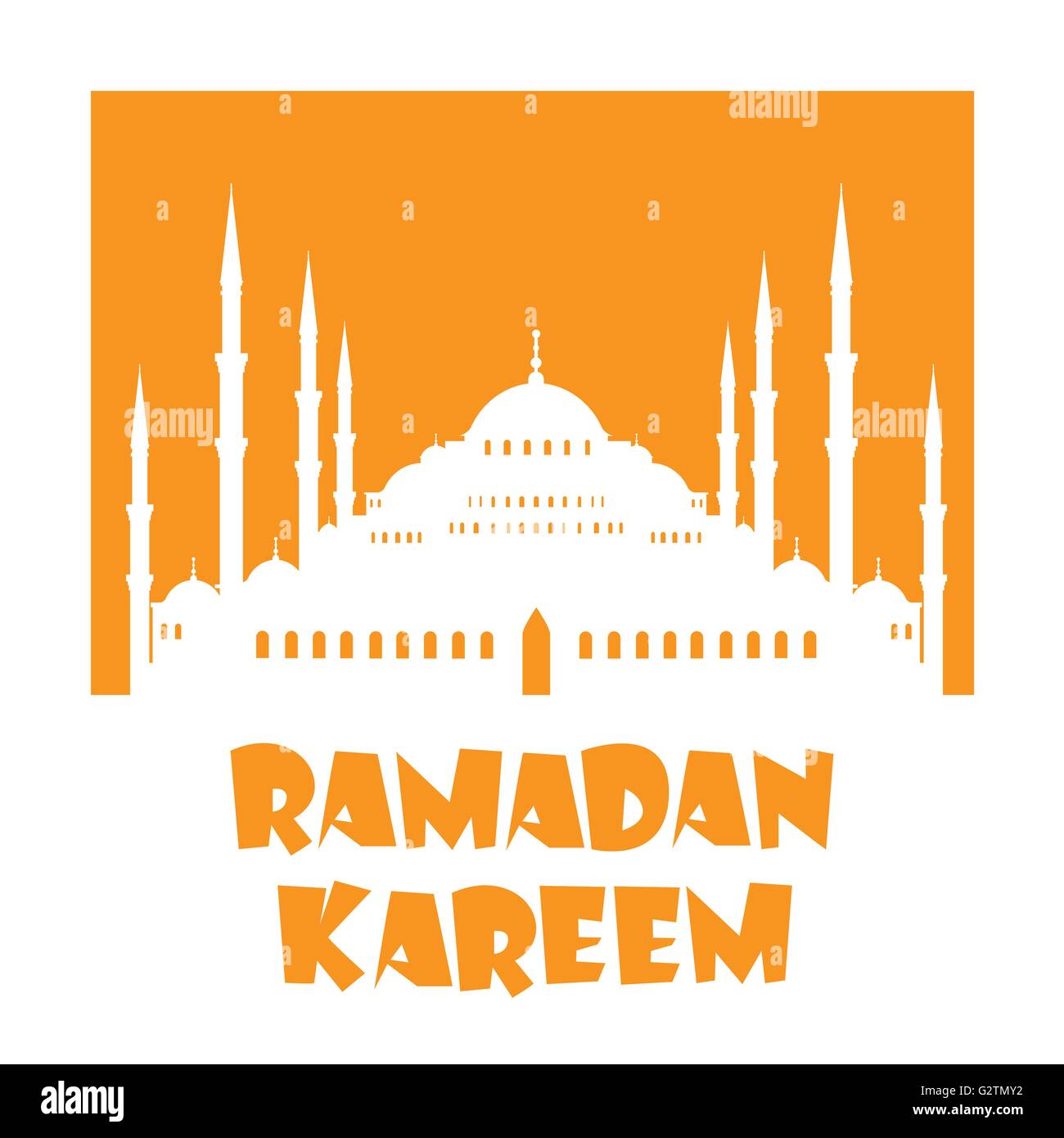 Ramadan Kareem Muslim Religion Holy Month Stock Vector Image & Art - Alamy