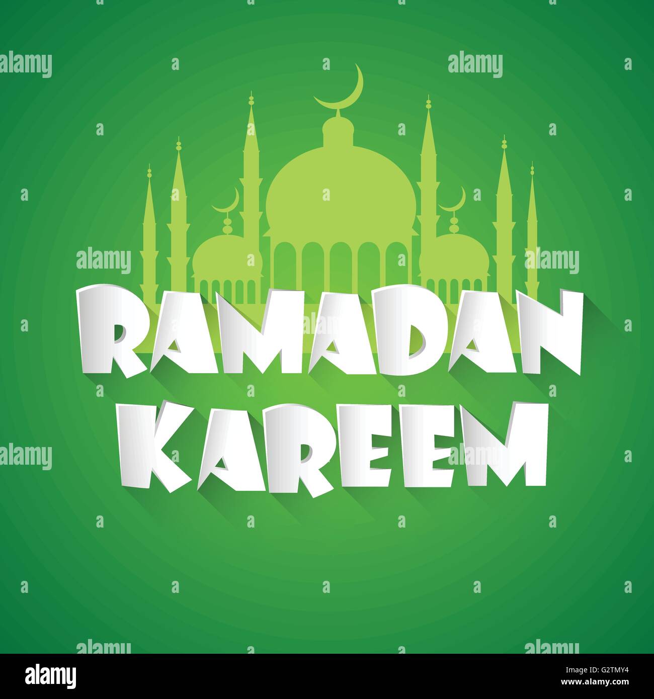 Ramadan Kareem Muslim Religion Holy Month Stock Vector Image & Art - Alamy