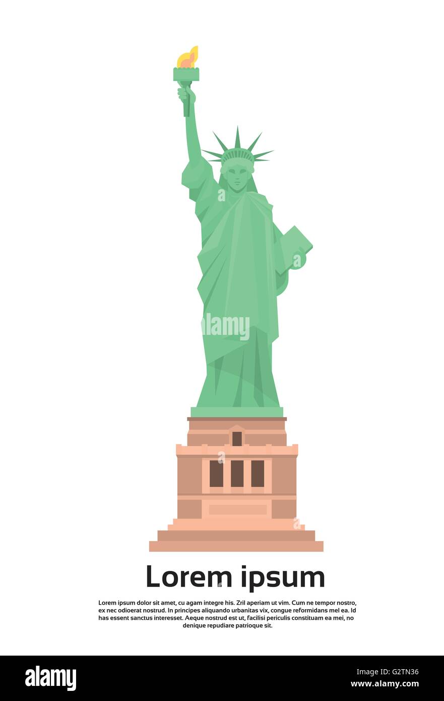 Statue of Liberty United States Symbol Stock Vector Image & Art - Alamy