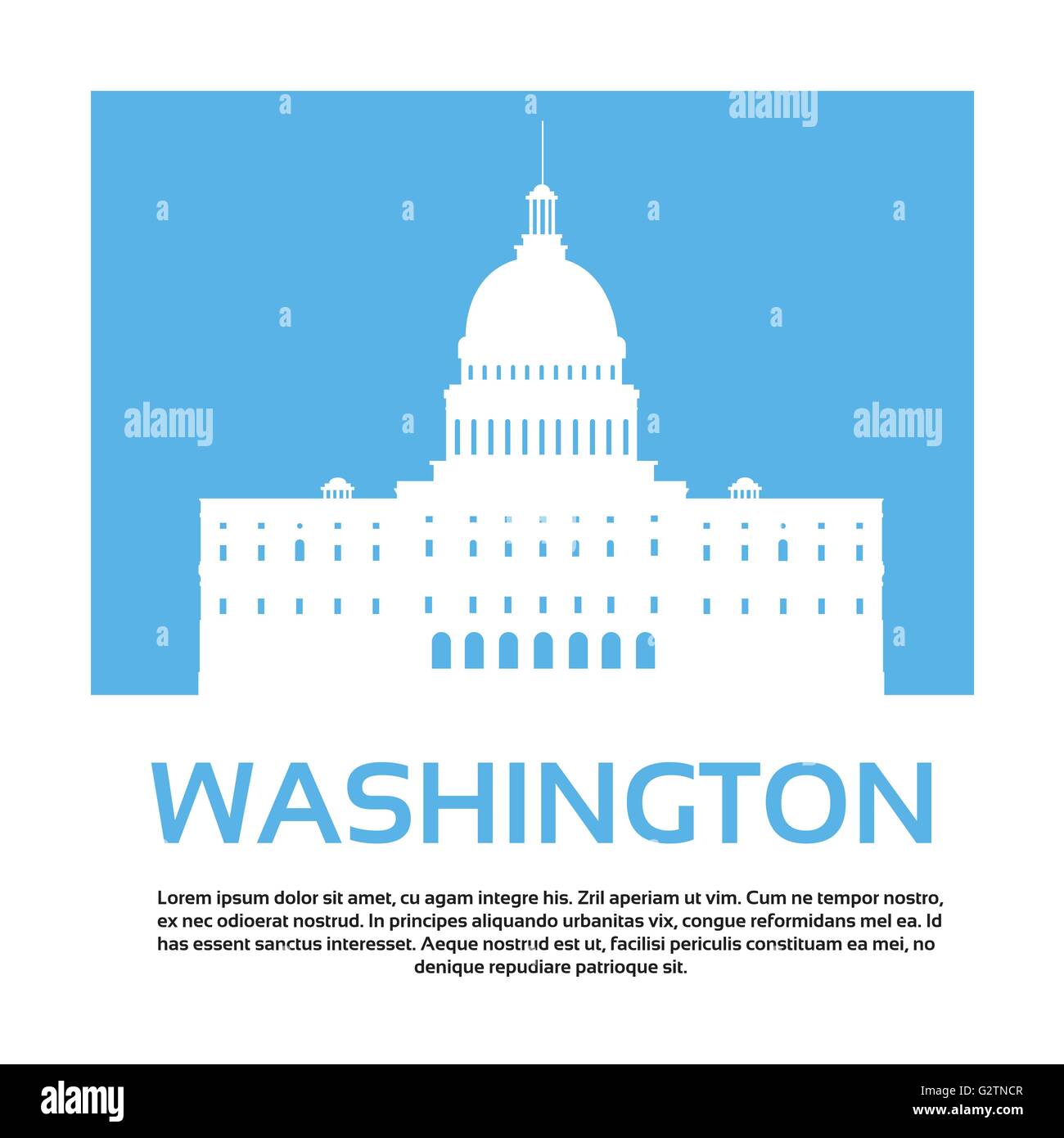 Capitol Building United States Of America Senate House Washington Stock ...