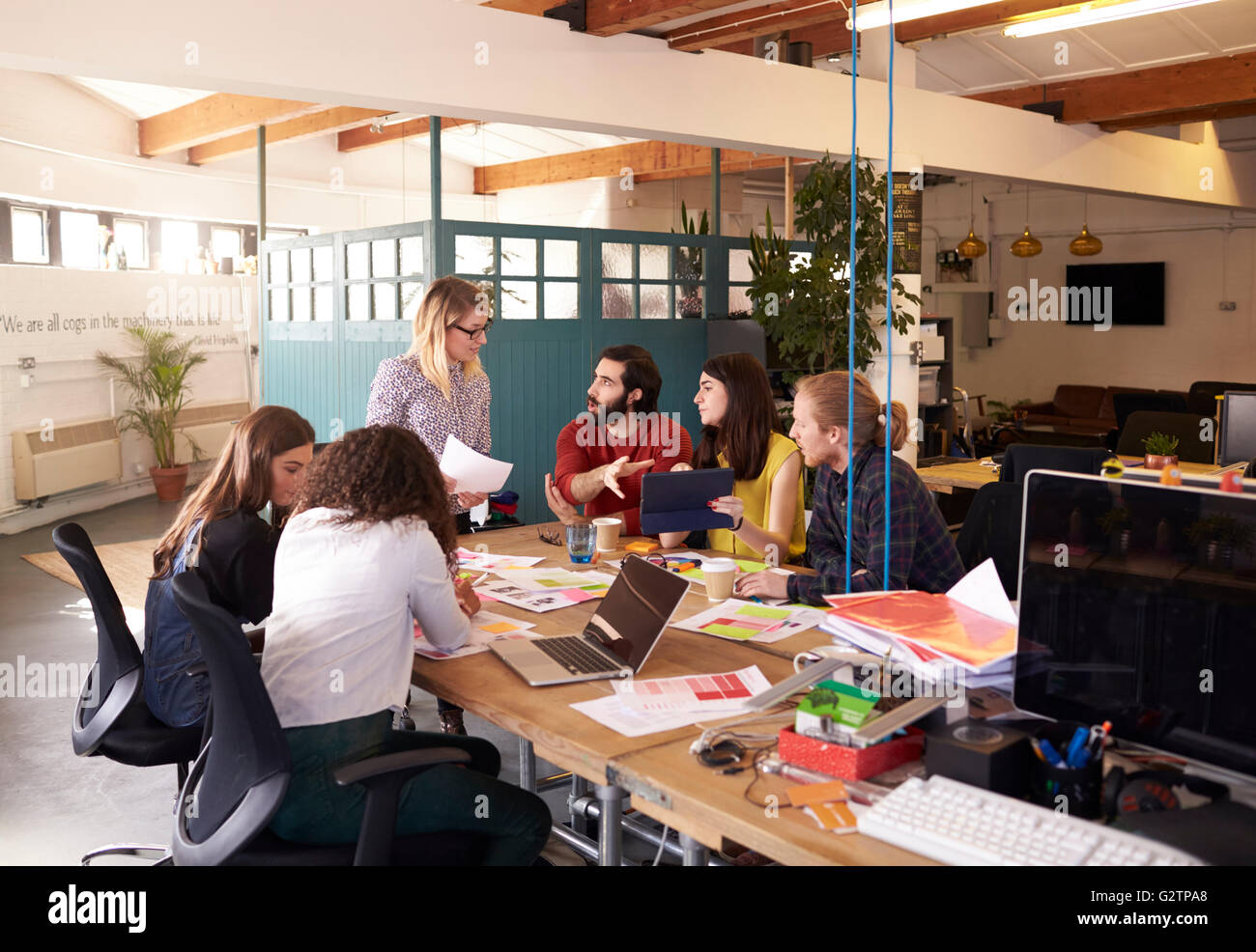 Wide office shot hi-res stock photography and images - Alamy