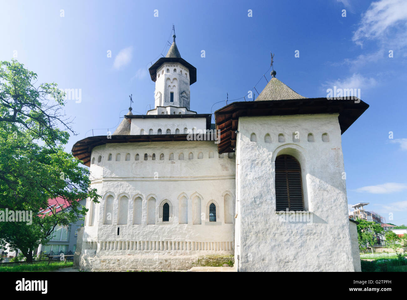 Domnitelor Church, Romania, Moldova, Moldavia, Moldau , Suceava Stock ...