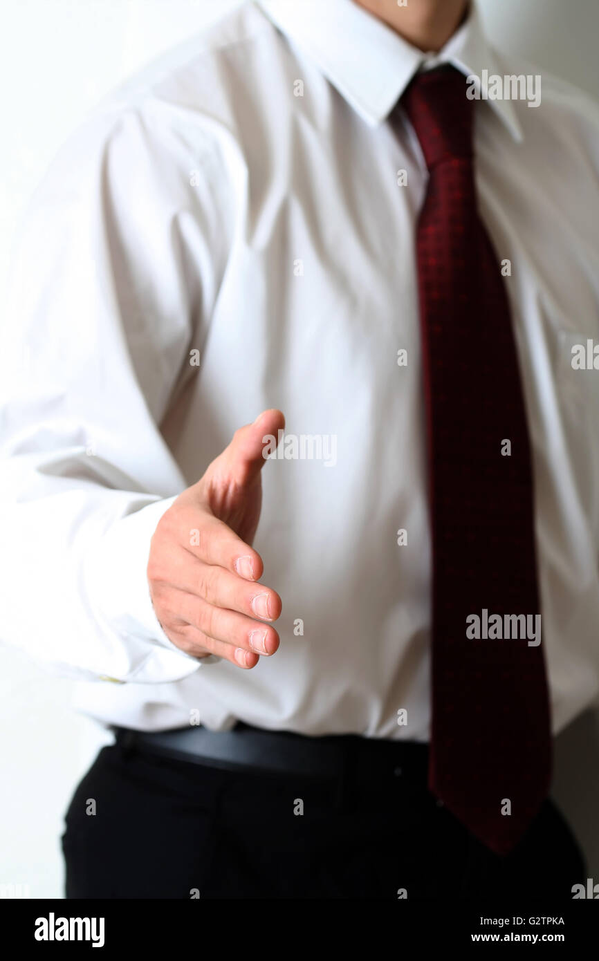 Business hand shake Stock Photo - Alamy