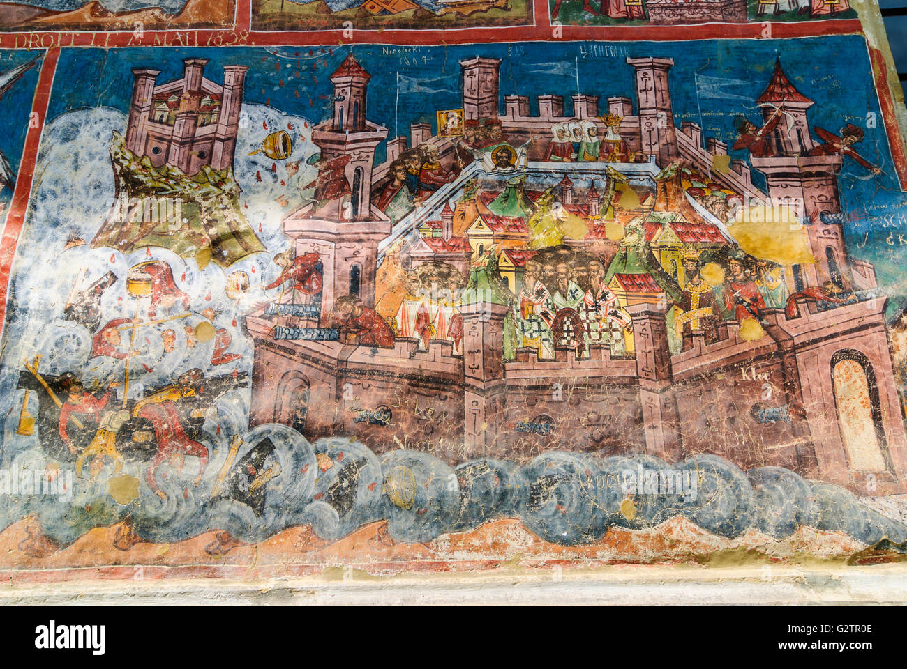 Moldovita monastery siege hi-res stock photography and images - Alamy