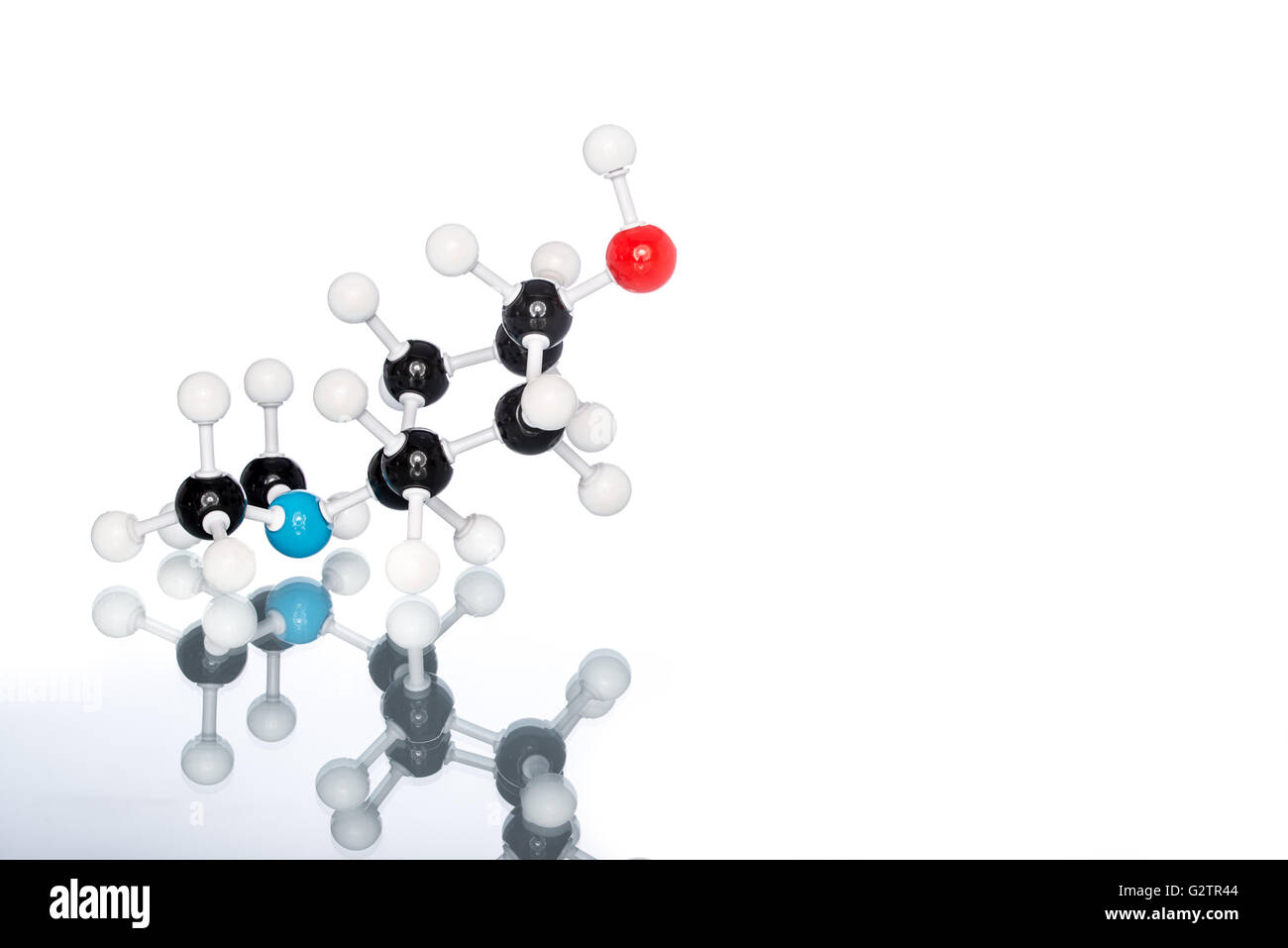 Molecular Structure on white background Stock Photo - Alamy