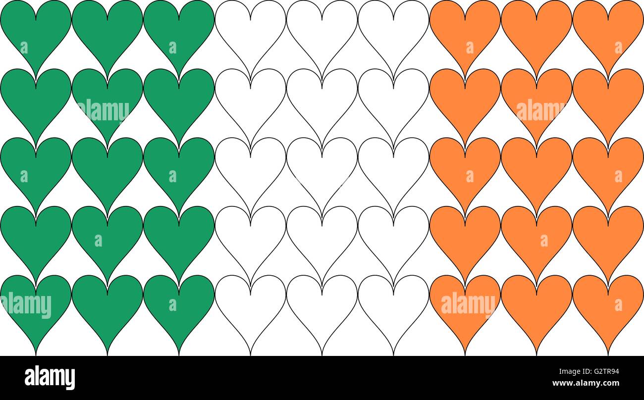 Euro symbol irish flag Stock Vector Images - Alamy