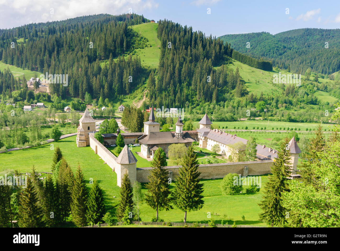 Monastery Sucevita, Romania, Moldova, Moldavia, Moldau Carpathians ...