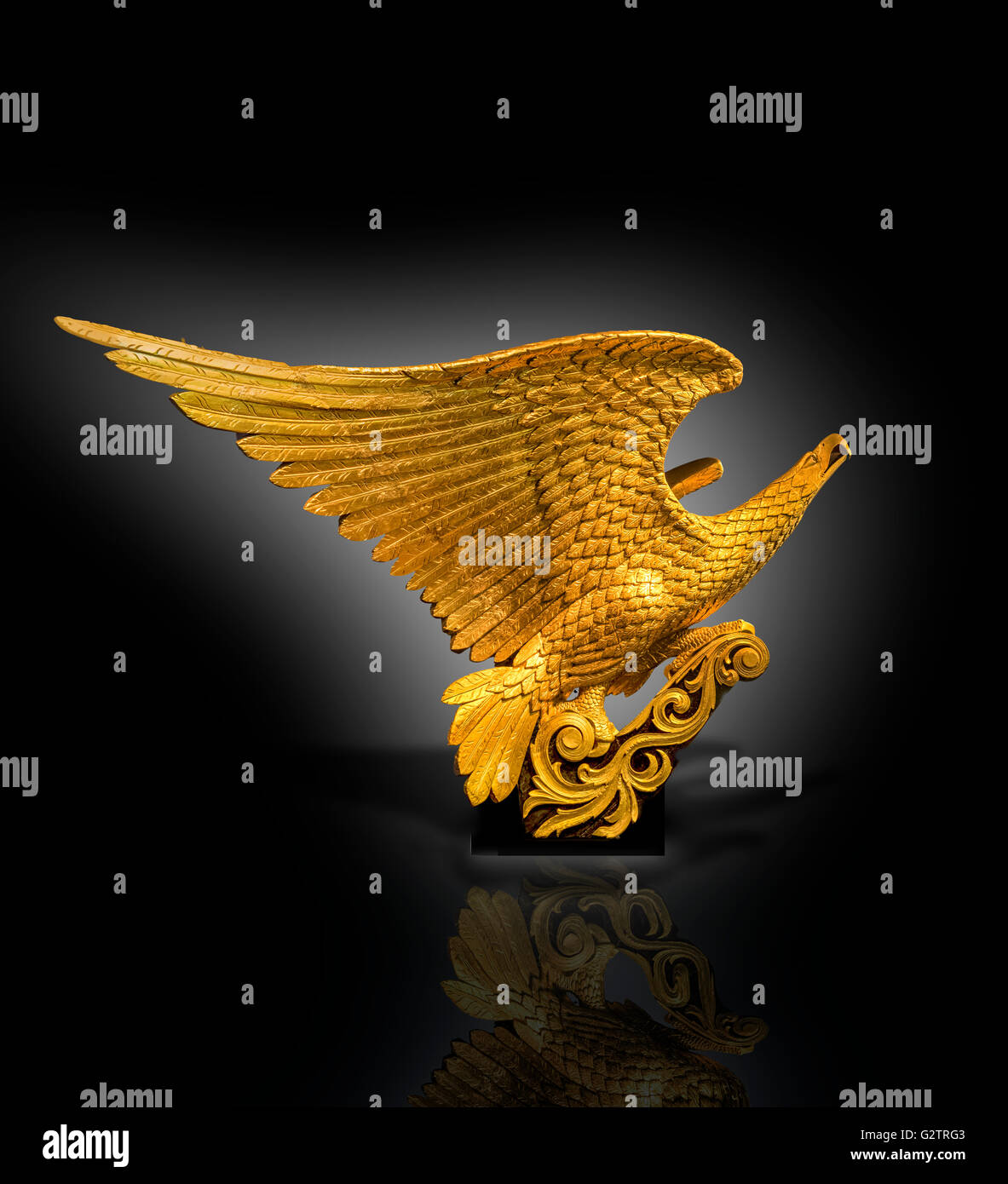 Golden eagle figurehead hi-res stock photography and images - Alamy