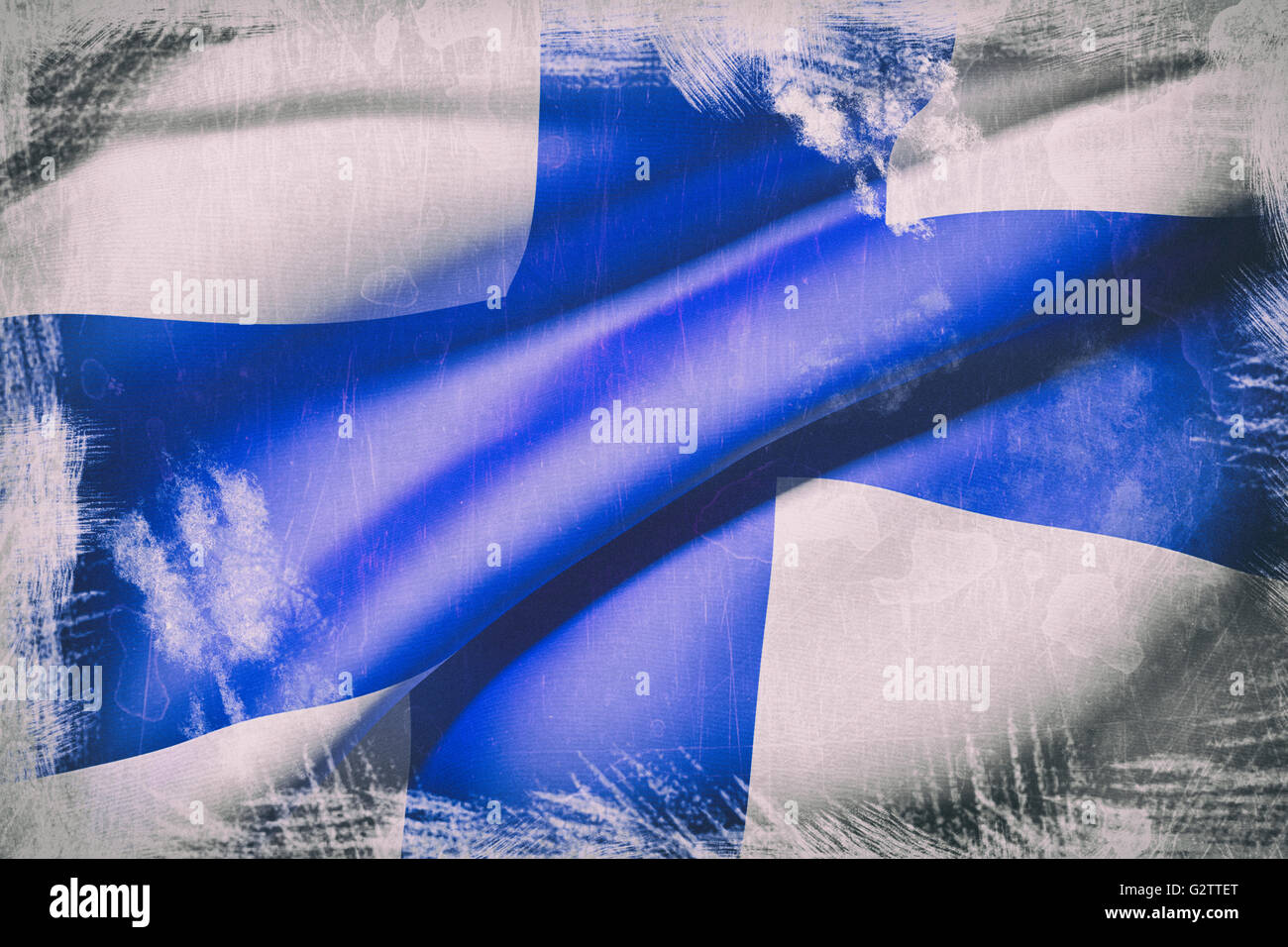 Finland flag waving hi-res stock photography and images - Alamy