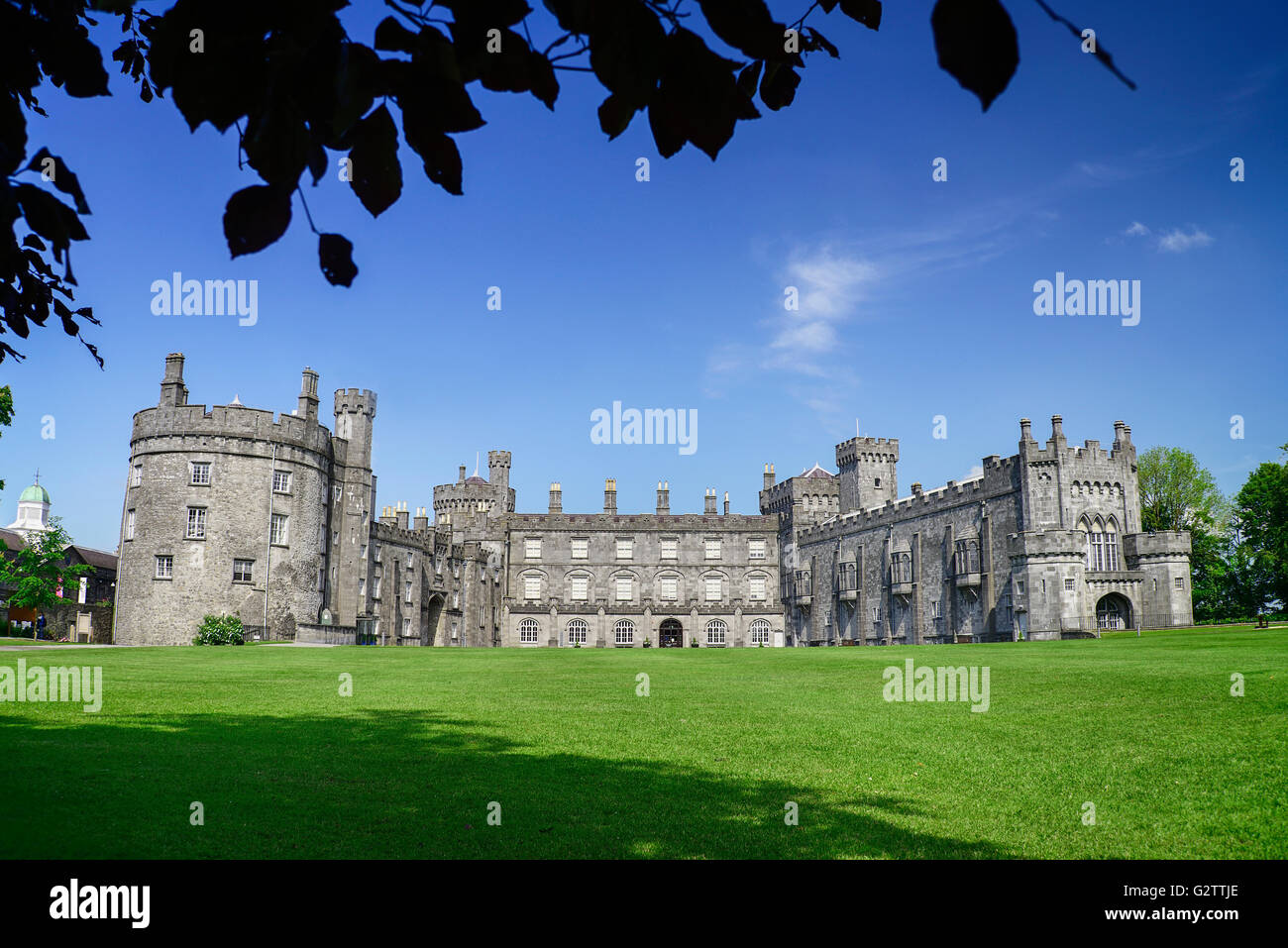 Ireland, County Kilkenny, Kilkenny, Kilkenny Castle as seen from the ...