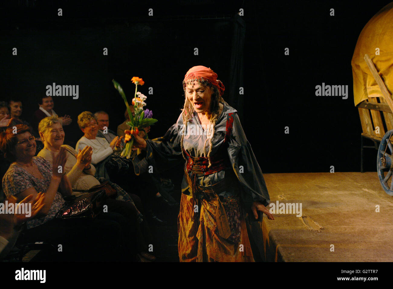 Czech famous actor Luba Skorepova in Play Caesar and Drana from ...