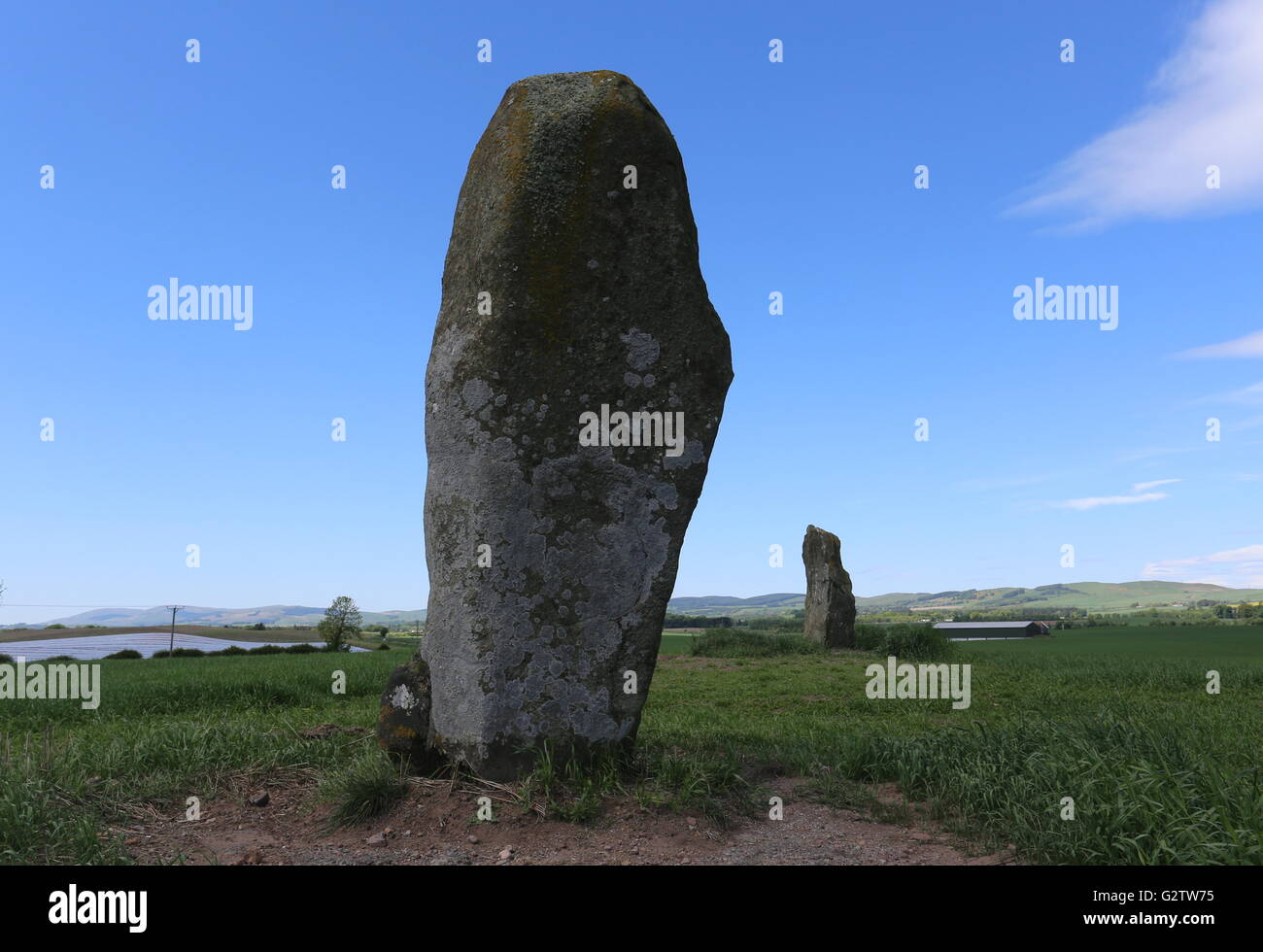 Orwell standing stones Fife Scotland June 2016 Stock Photo - Alamy