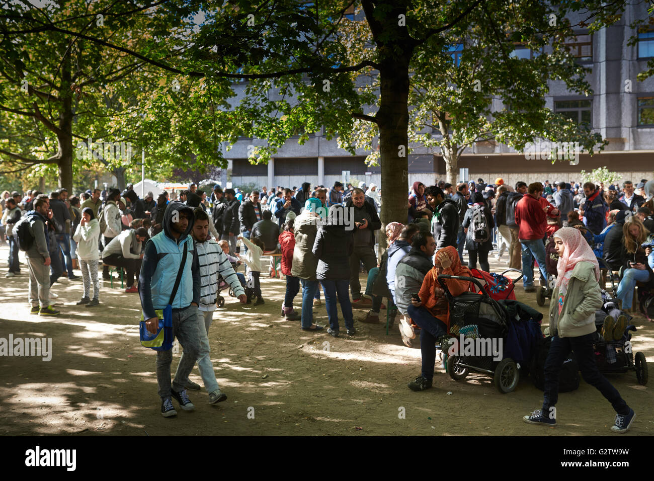 Central agency reception asylum seekers hi-res stock photography and ...