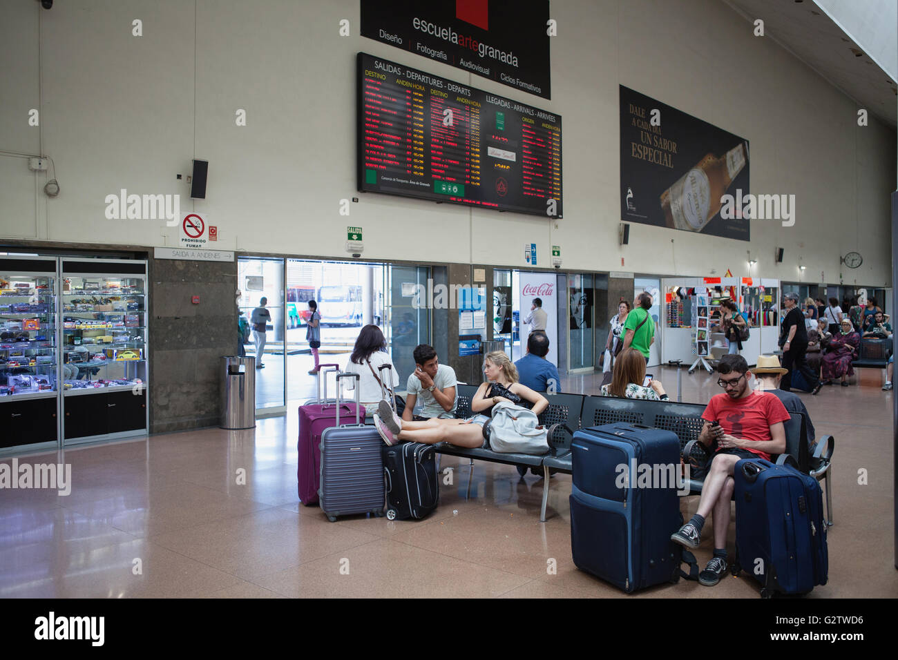 Spain bus station interior hi-res stock photography and images - Alamy