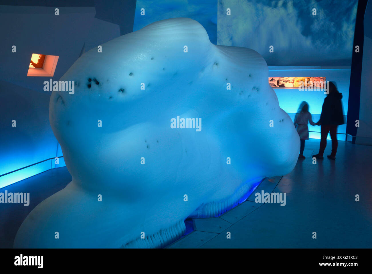 Scotland, Edinburgh, Our Dynamic Earth, Polar adventure with iceberg ...