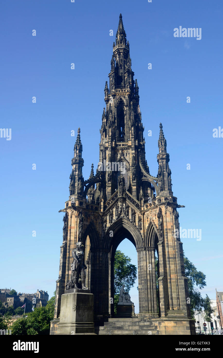 Edinburgh the scott monument hi-res stock photography and images - Alamy