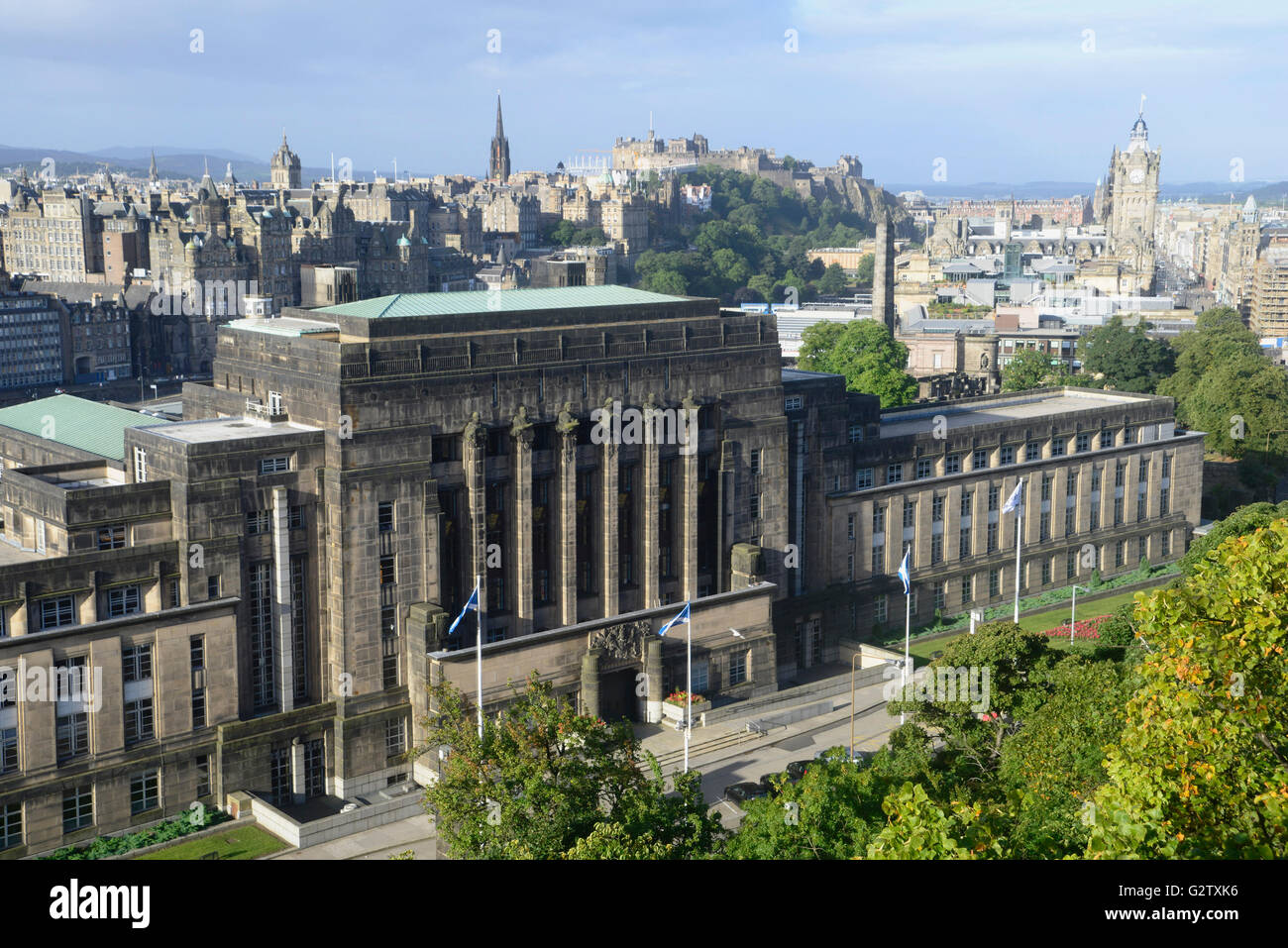 St Andrews House Calton Hill Stock Photos & St Andrews House Calton ...