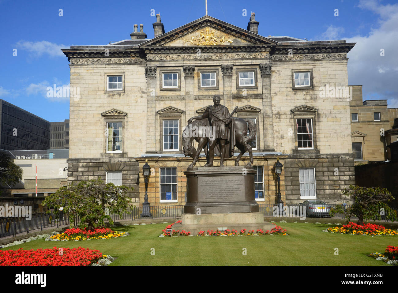 Scotland, Edinburgh, The Royal Bank of Scotland, St Andrew Square Stock ...