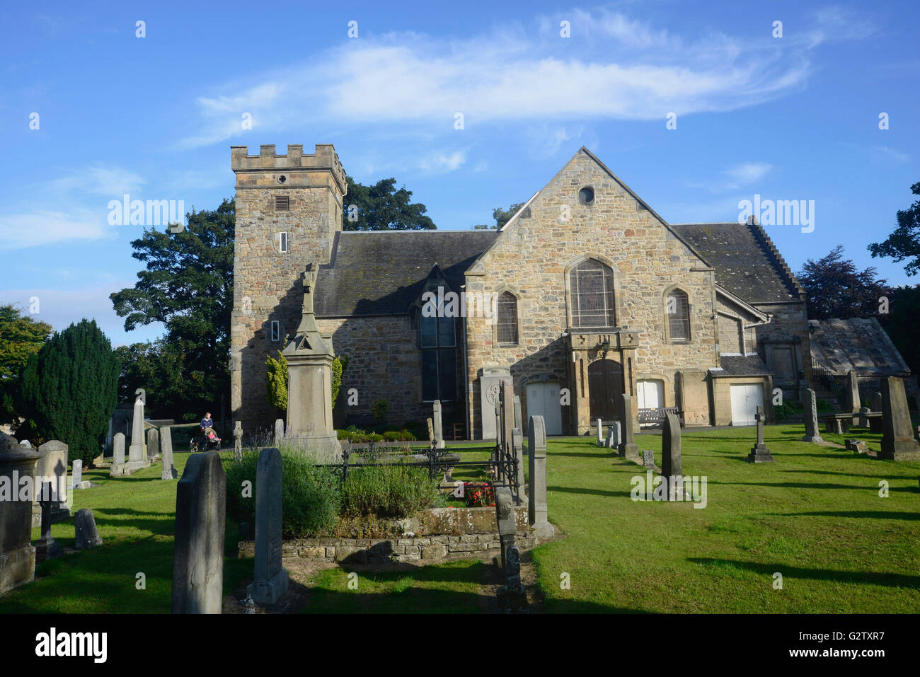 Scotland, Edinburgh, Cramond, Cramond Kirk Stock Photo - Alamy