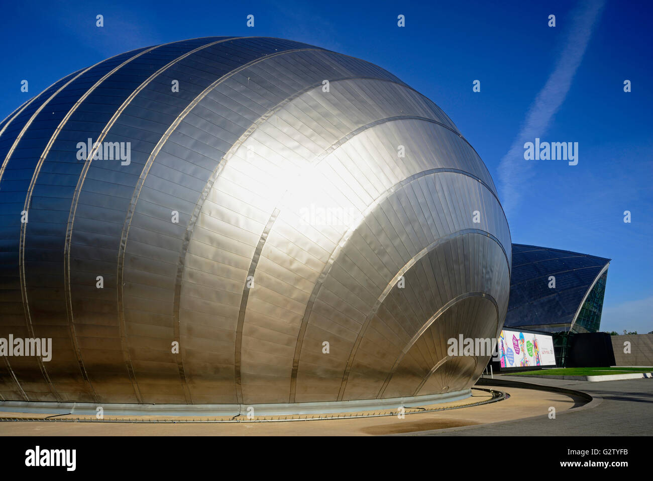 Scotland, Glasgow, West End, Glasgow Science Centre, IMAX centre Stock ...