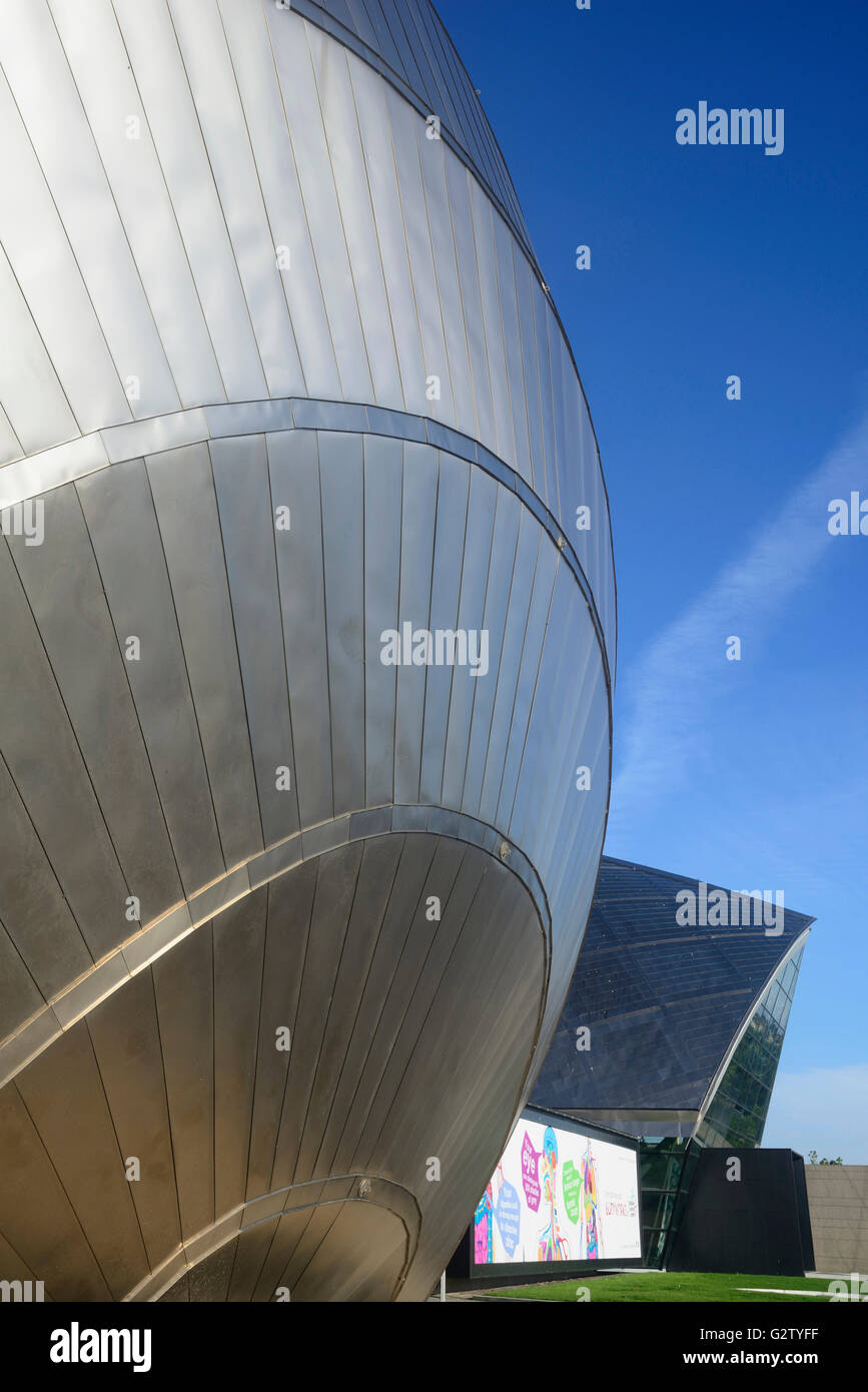Scotland, Glasgow, West End, Glasgow Science Centre, IMAX centre Stock ...