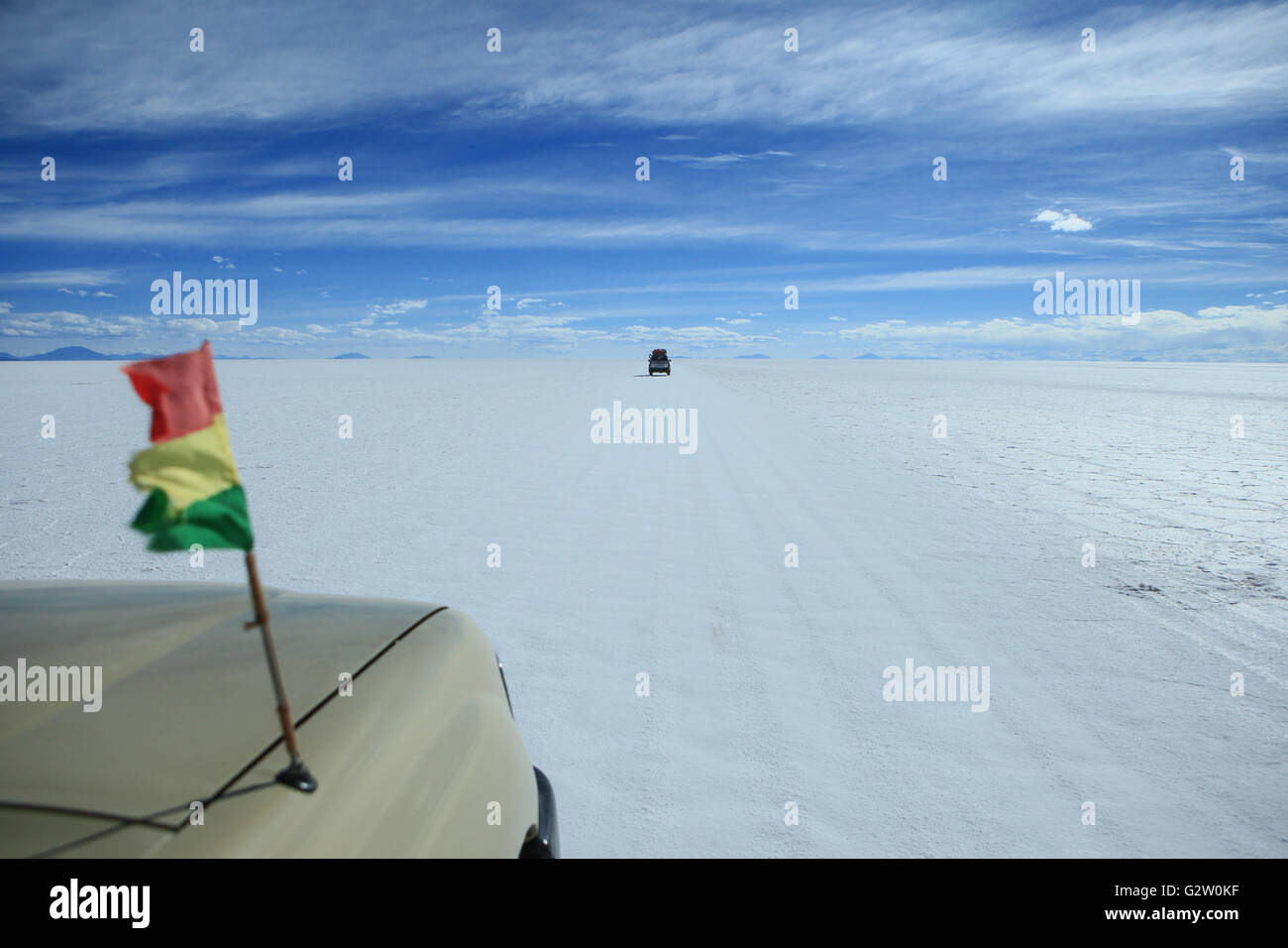 Salt flats car speed hi-res stock photography and images - Alamy