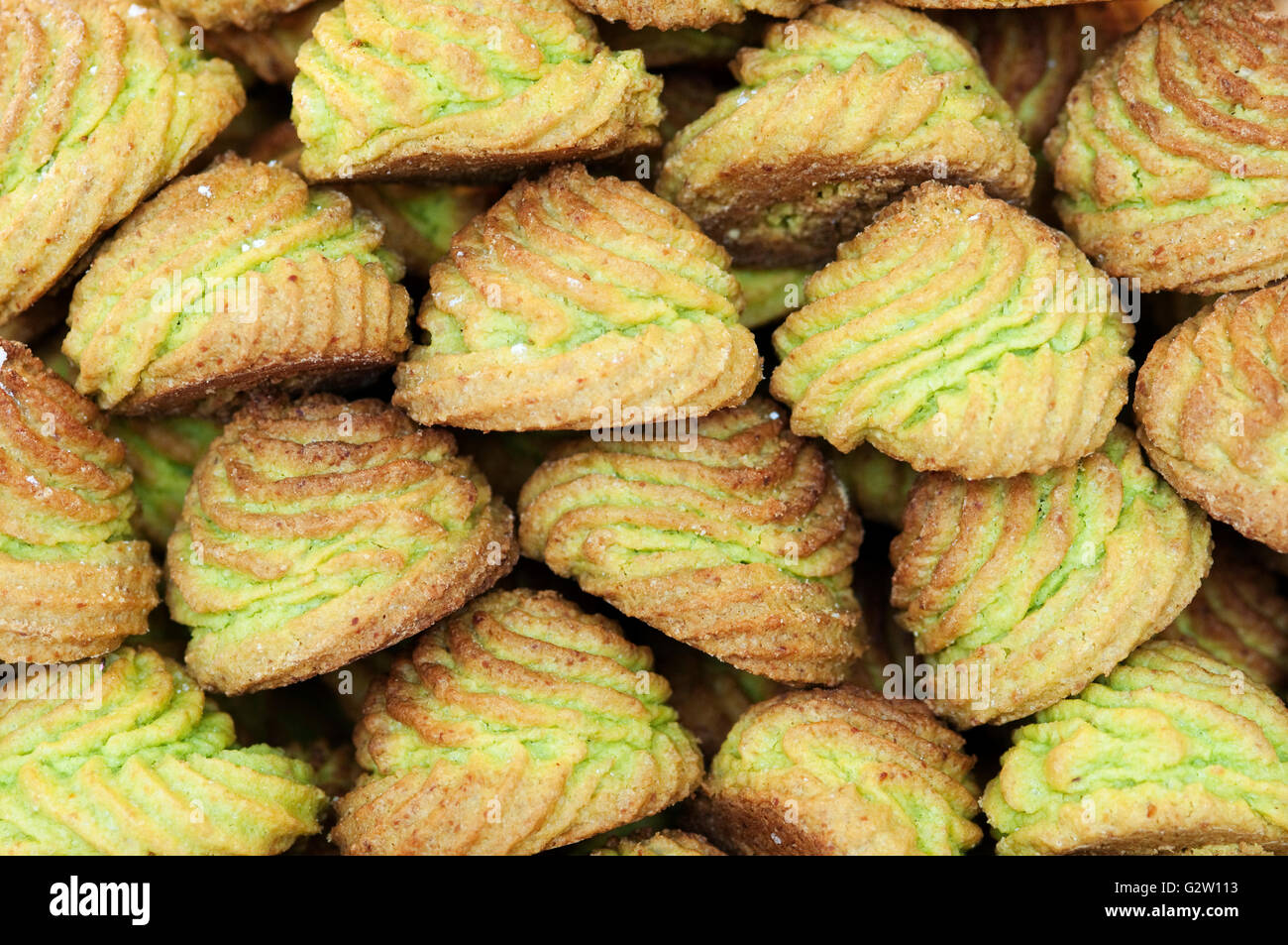 Italy, Sicily, Pistachio Almond Paste in Shop Window Stock Photo - Alamy