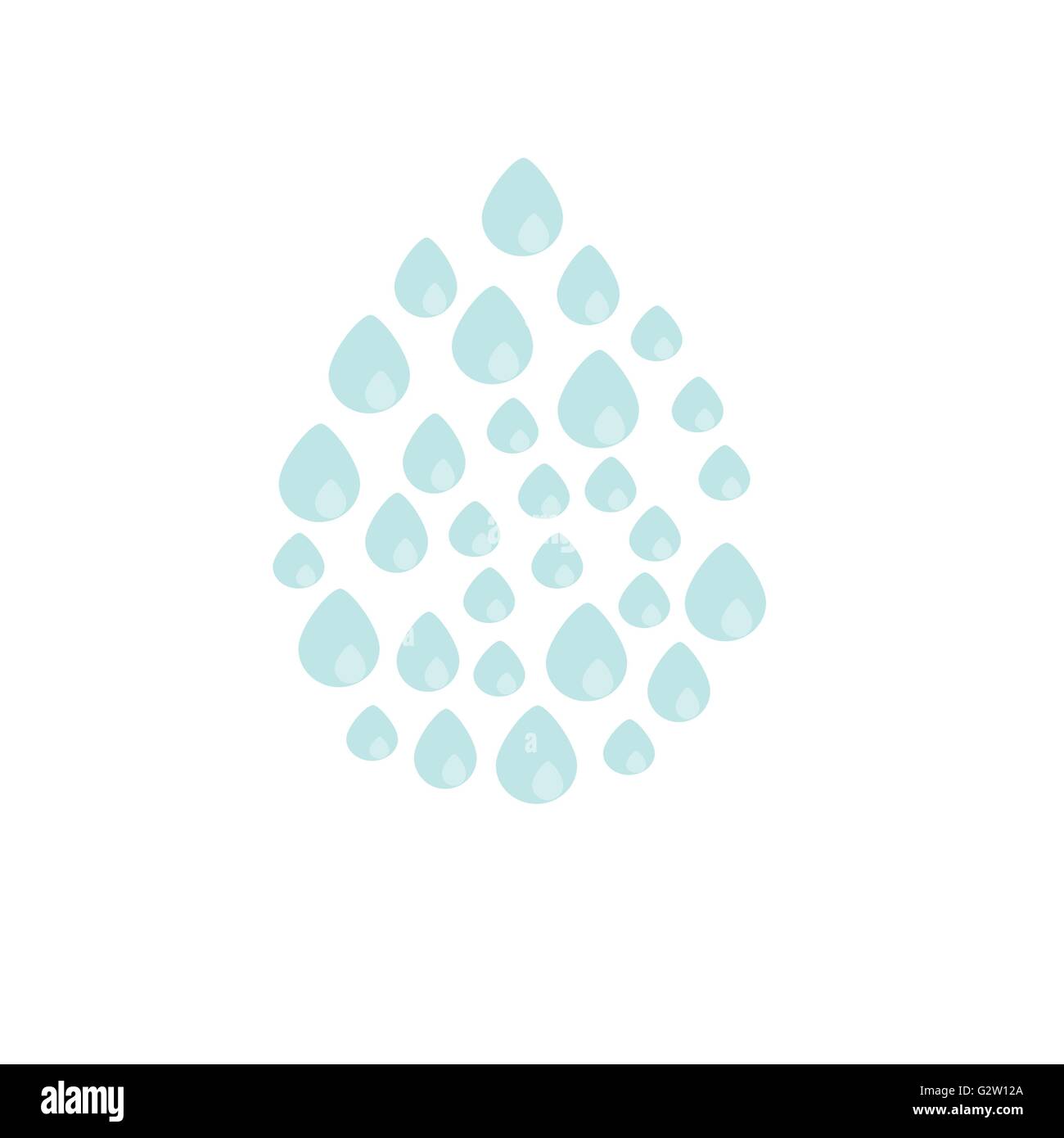 vector icon drop Stock Vector Image & Art - Alamy