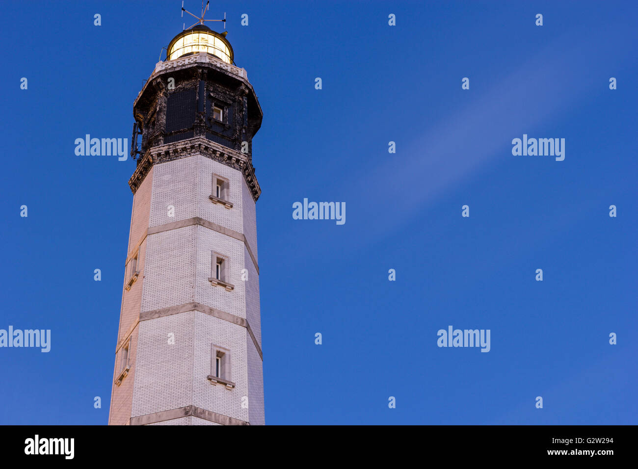Calais Lighthouse located in the streets of Calais in France Stock ...