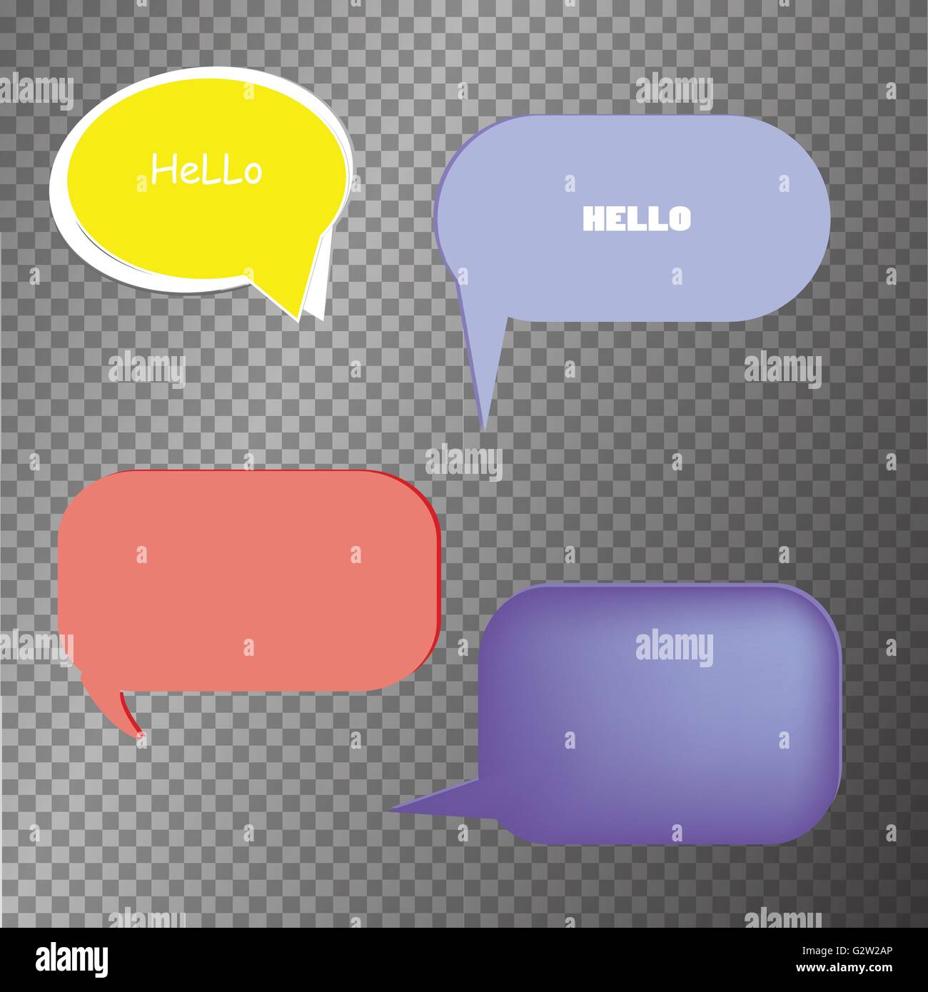 Vector moder banner icon bubble speesh Stock Vector Image & Art - Alamy