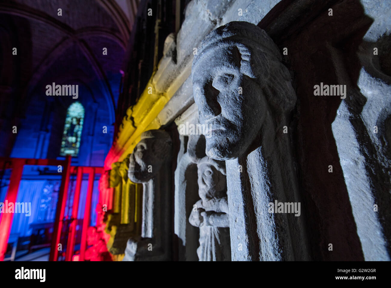Summer hexham abbey hi-res stock photography and images - Alamy