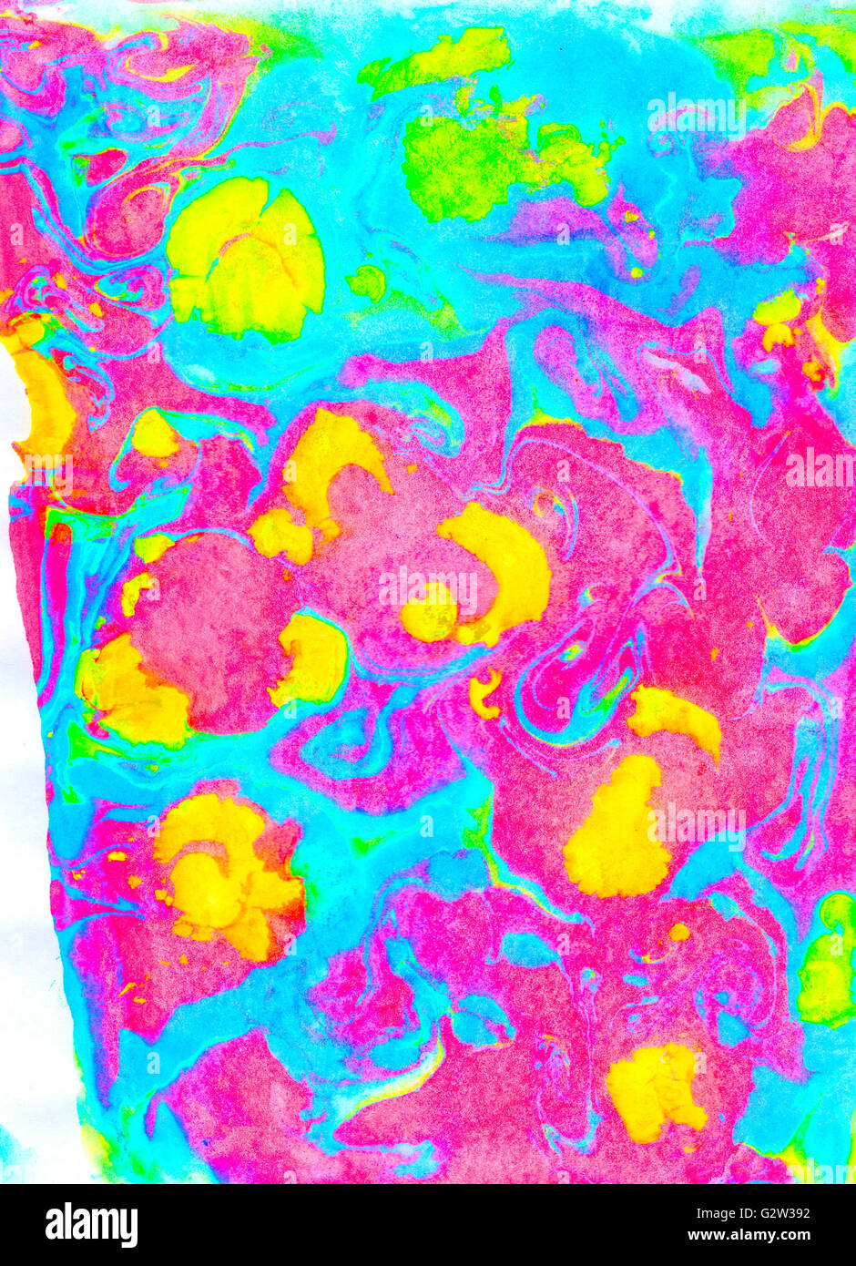 Watercolor handmade background Stock Photo - Alamy