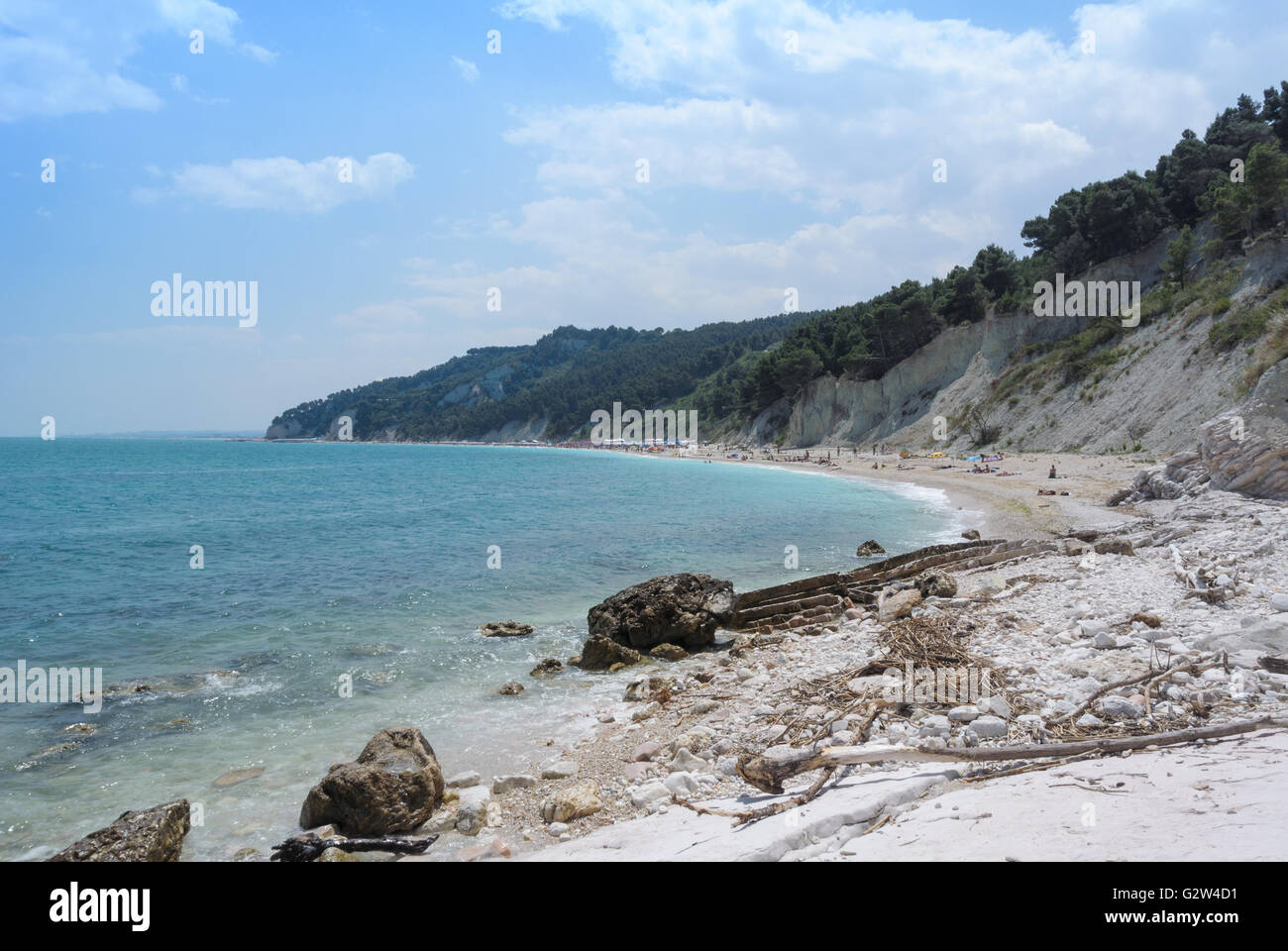 a view of conero beach in marche, italy Stock Photo - Alamy