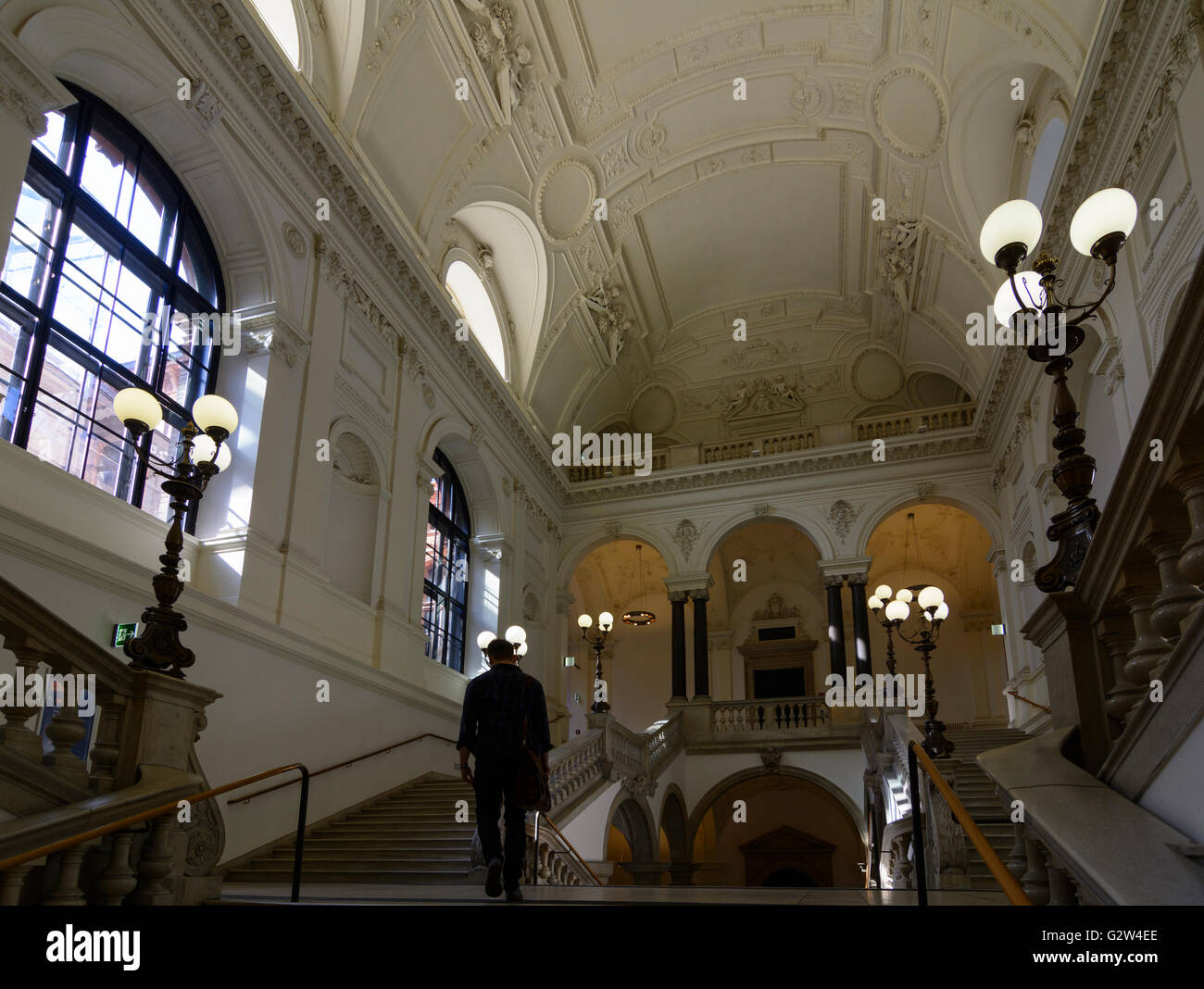 Staircase university hi-res stock photography and images - Alamy