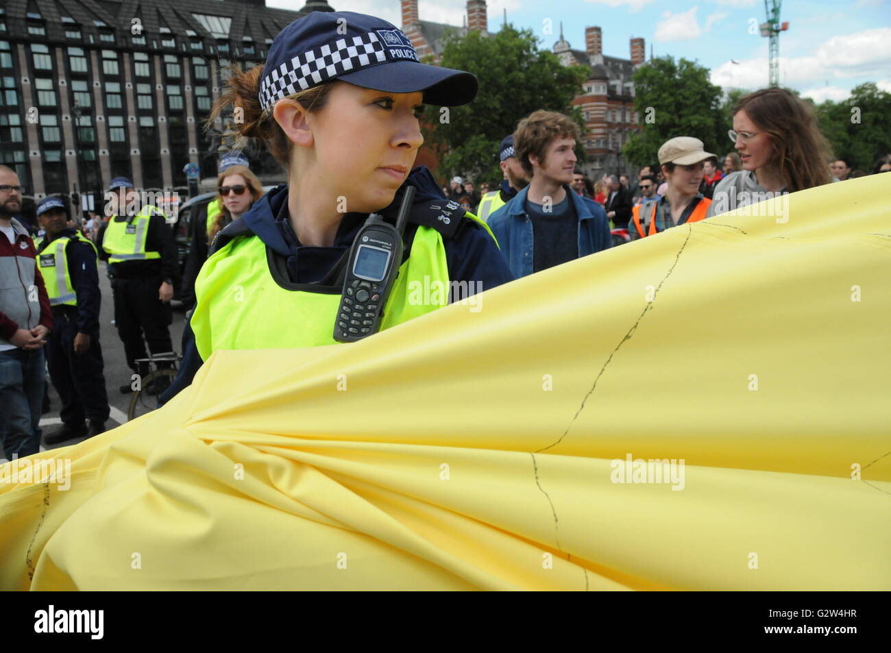 Anti tory government banner hi-res stock photography and images - Alamy