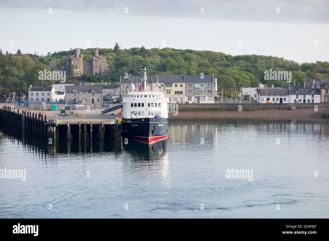 MV Hebridean Princess formally known as the RMS then MV Columba docked ...